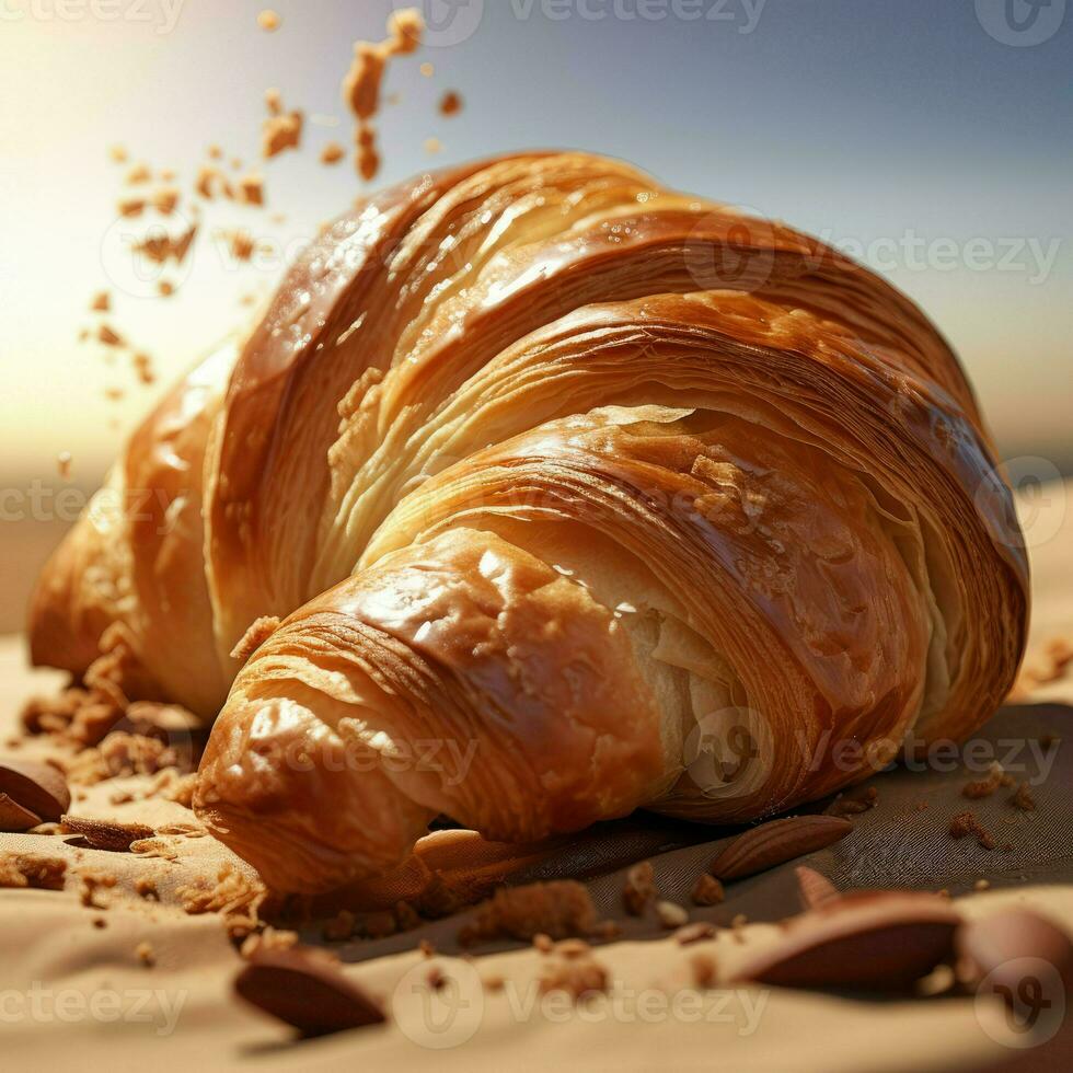 AI Generative a photo of croissant 30933825 Stock Photo at Vecteezy
