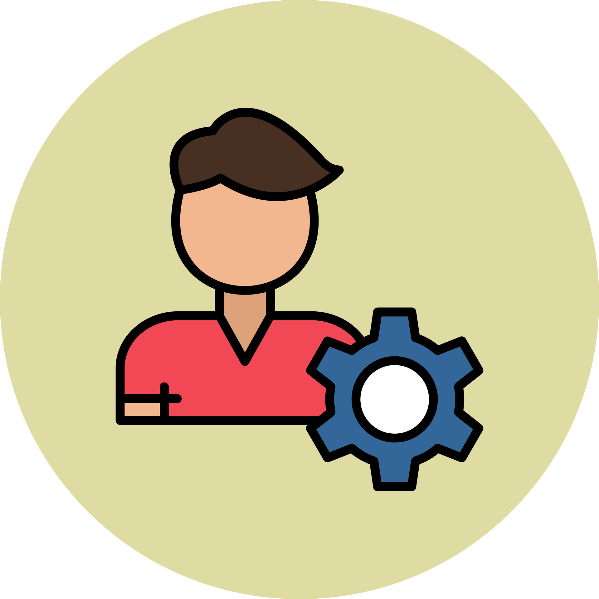 Project Manager Vector Icon 30942894 Vector Art at Vecteezy