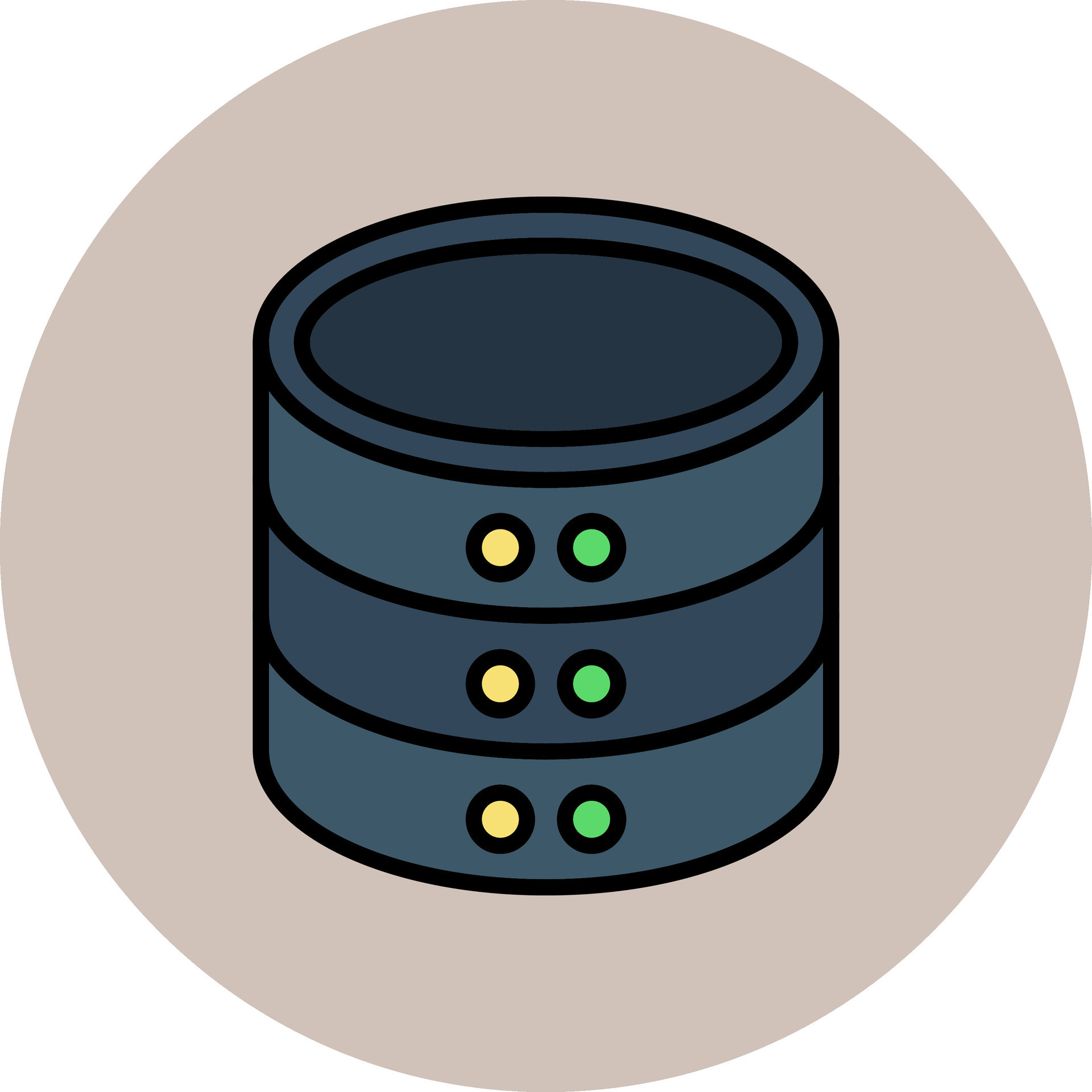 bases de datos vector icono 30943558 Vector en Vecteezy