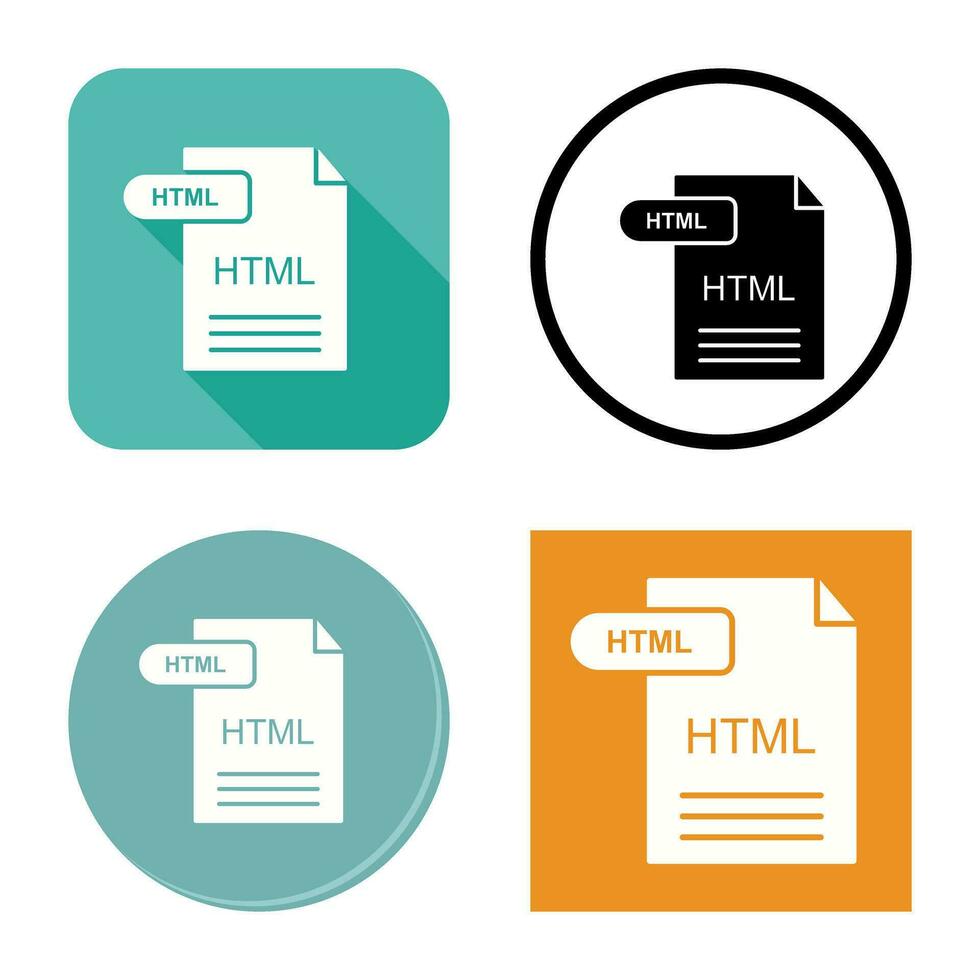 HTML Vector Icon 30947732 Vector Art at Vecteezy