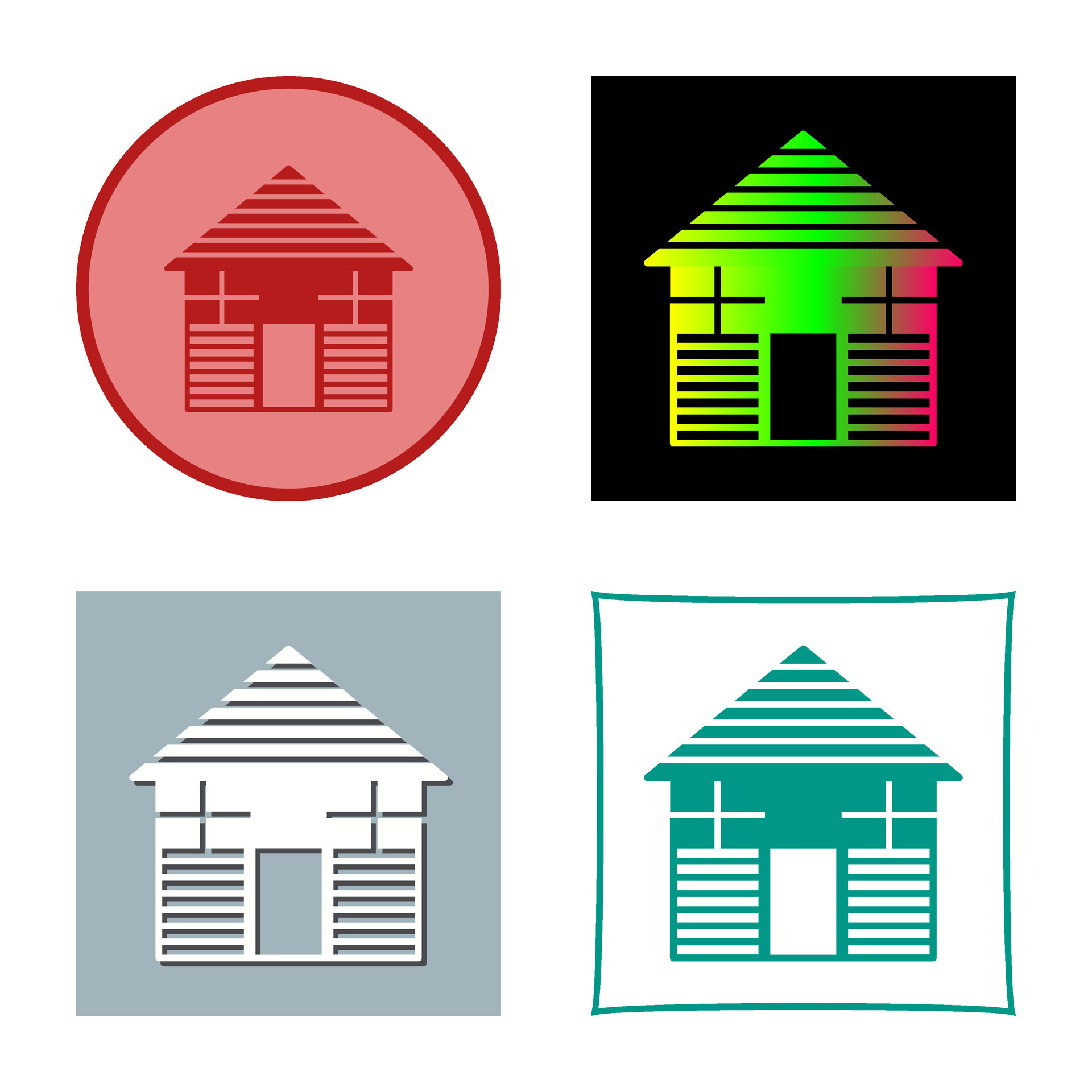 Wood Cabin Vector Icon 30949479 Vector Art at Vecteezy