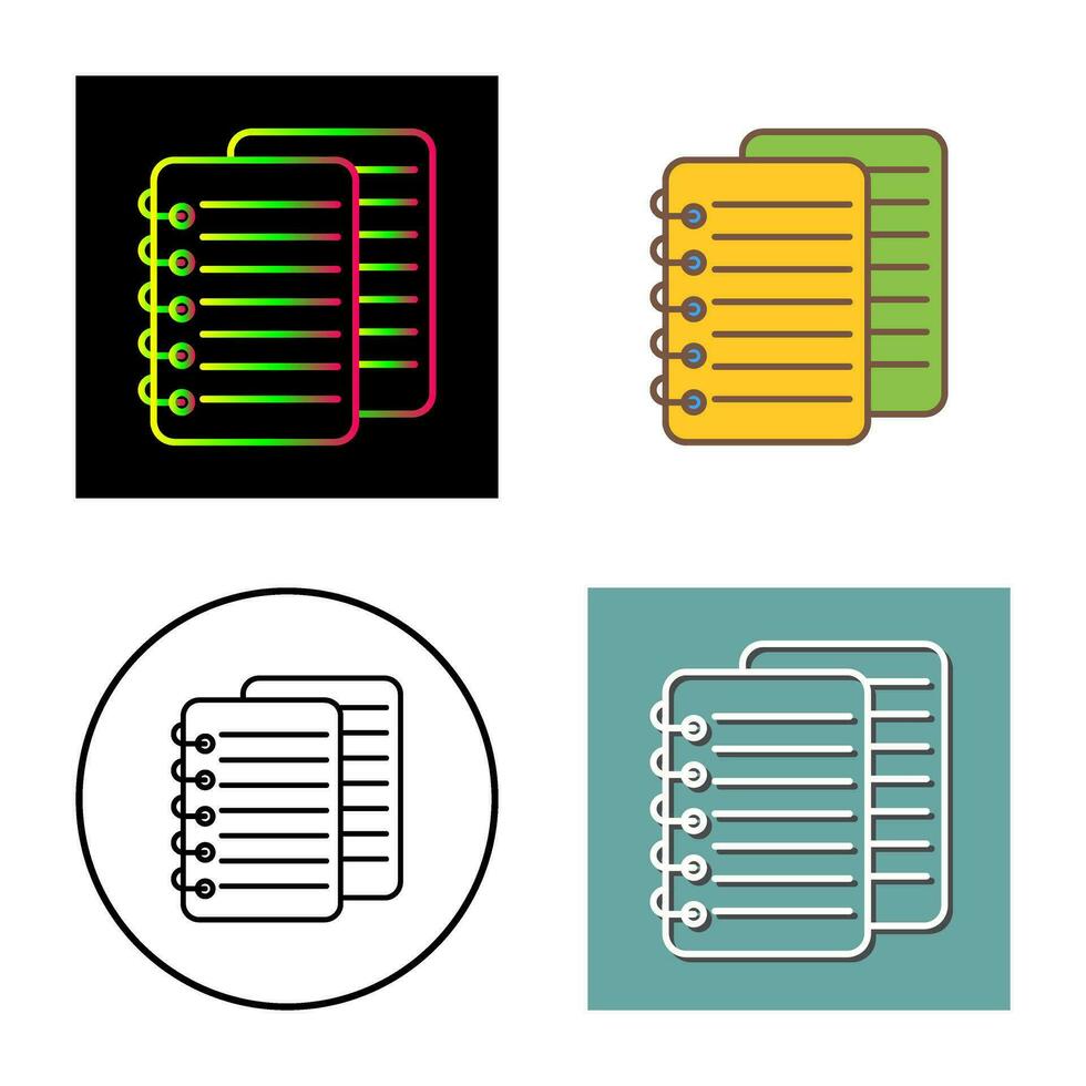 Notes Vector Icon 30951885 Vector Art at Vecteezy