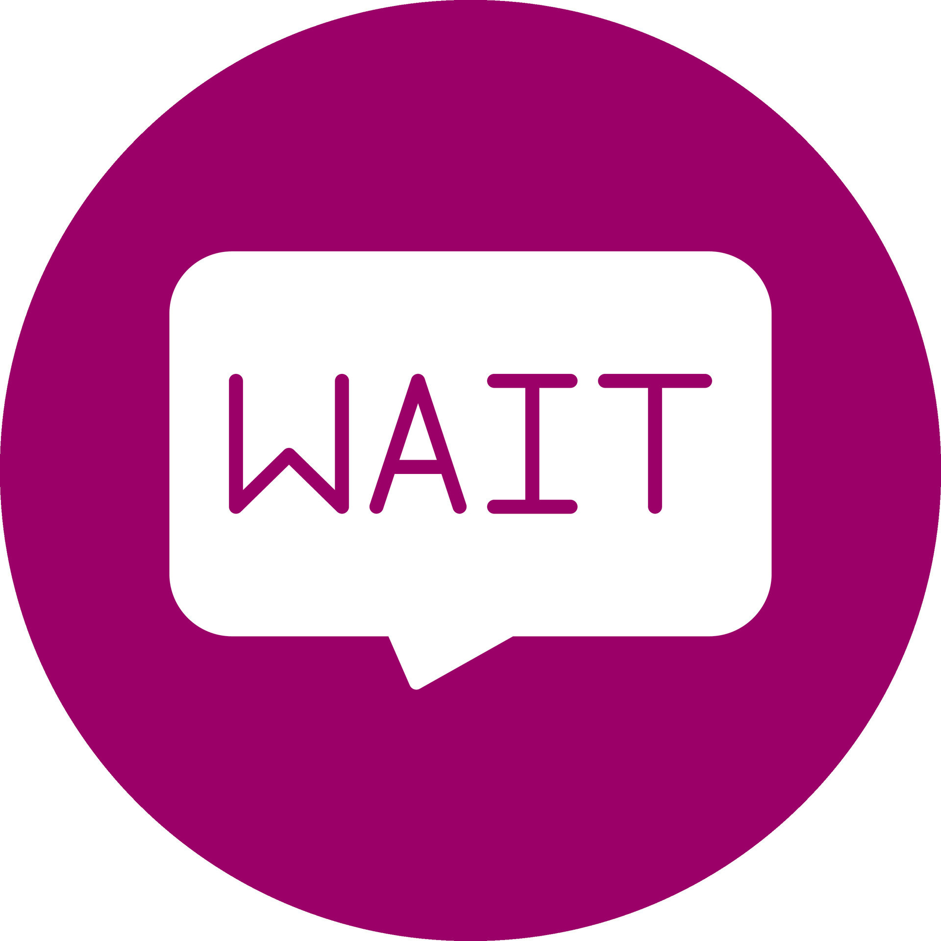 Wait Vector Icon 30956326 Vector Art at Vecteezy