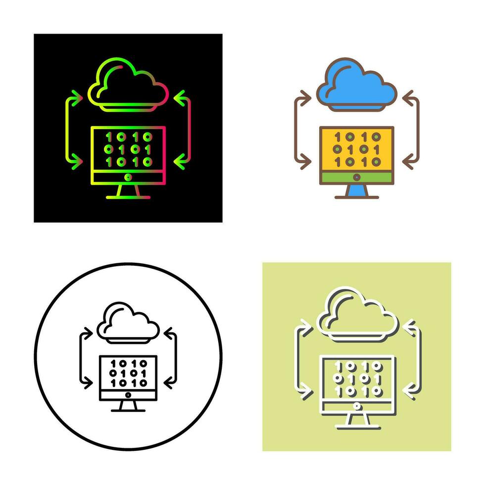Cloud Coding Vector Icon 30956471 Vector Art at Vecteezy