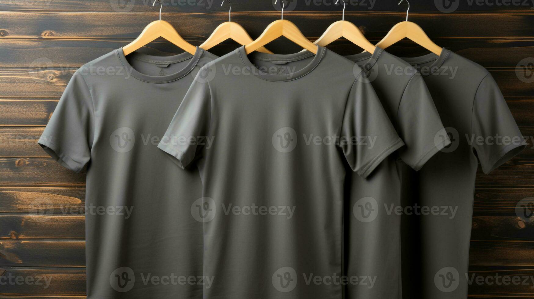 Photo gray tshirts with copy space mockup Generative AI 30962379 Stock ...