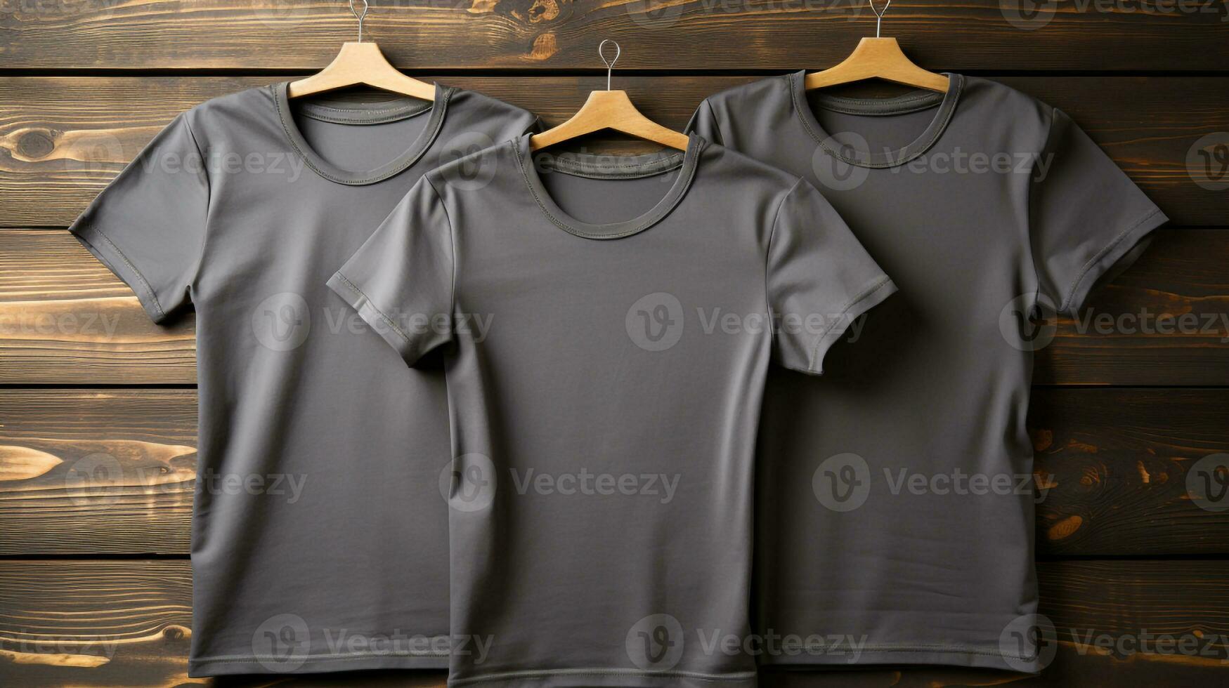 Photo gray tshirts with copy space mockup Generative AI 30962439 Stock ...