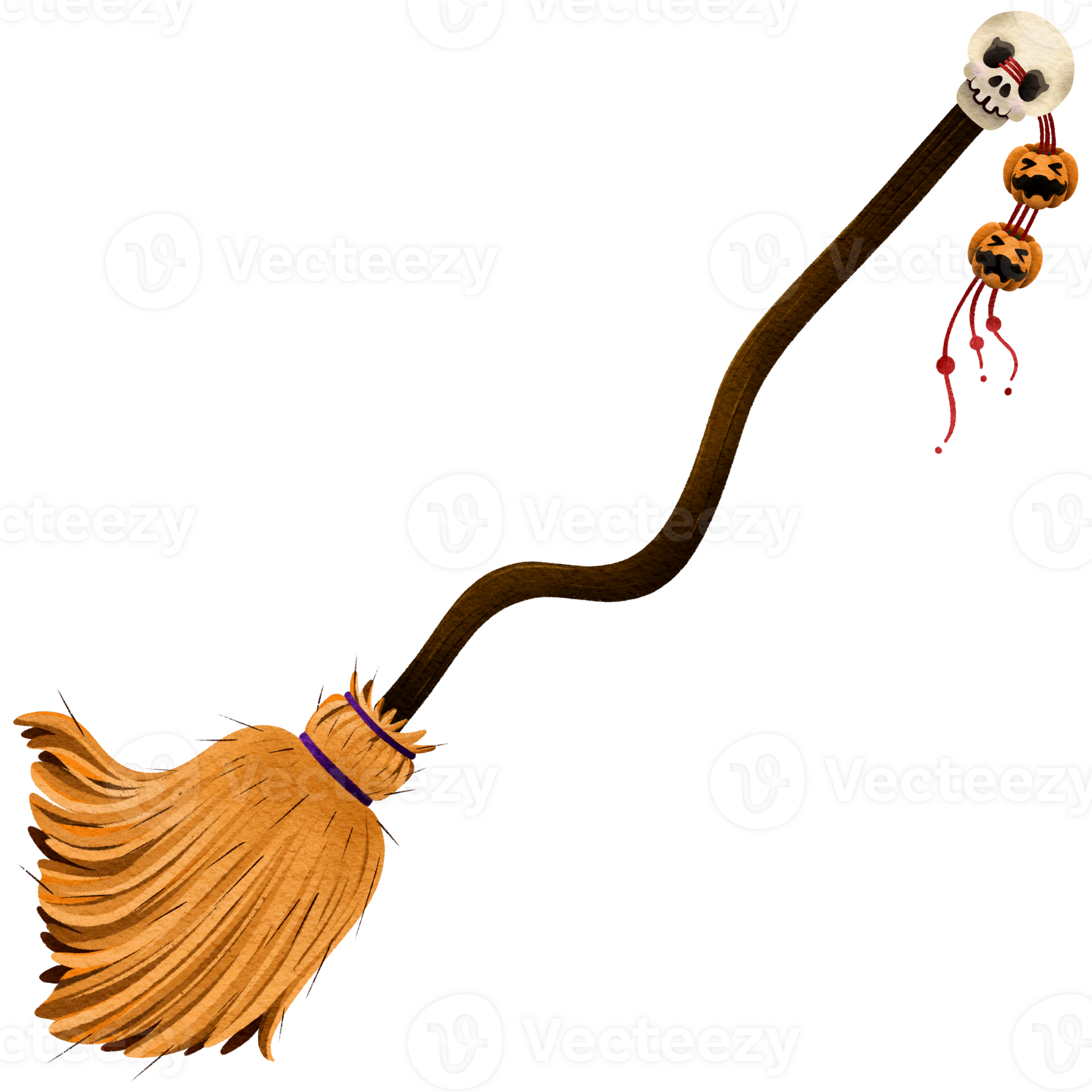 Halloween witch broom 30962546 PNG