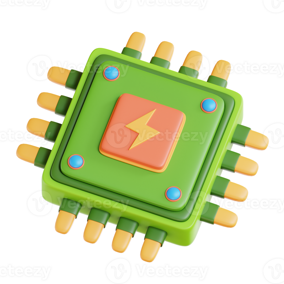 Microprocessor 3D Illustration 30962596 PNG Microprocessor 3D Illustration 30962596 PNG