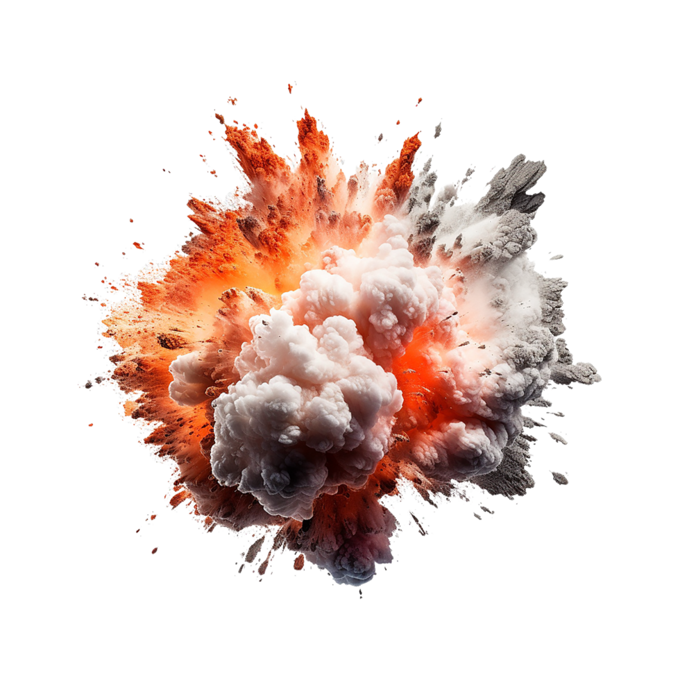 Explosion Png, Explosion Clipart, Transparent Background, AI Generative 30962897 PNG