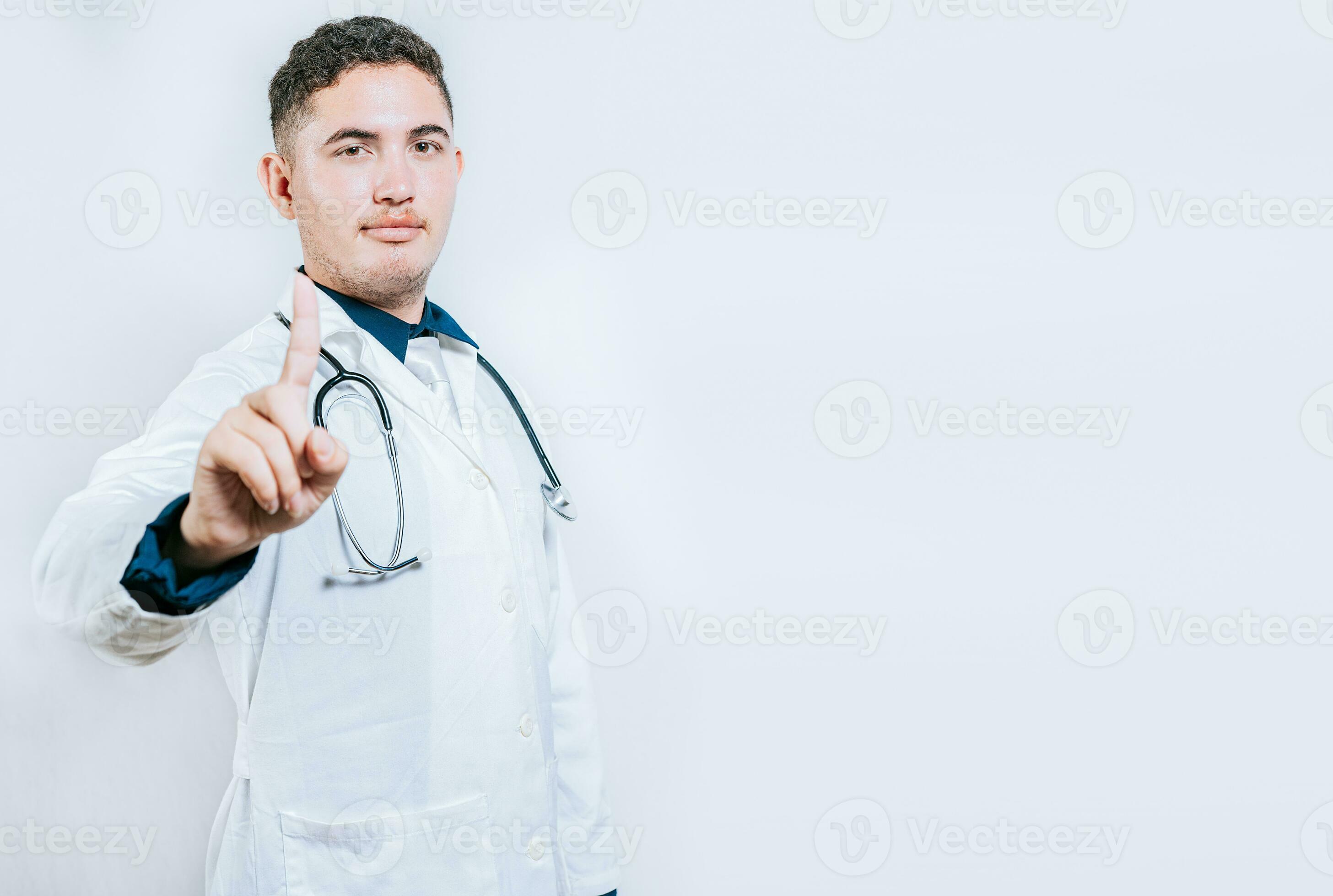 Doctor counting number ONE isolated. Handsome doctor counting number 1 ... Doctor counting number ONE isolated. Handsome doctor counting number 1 ...