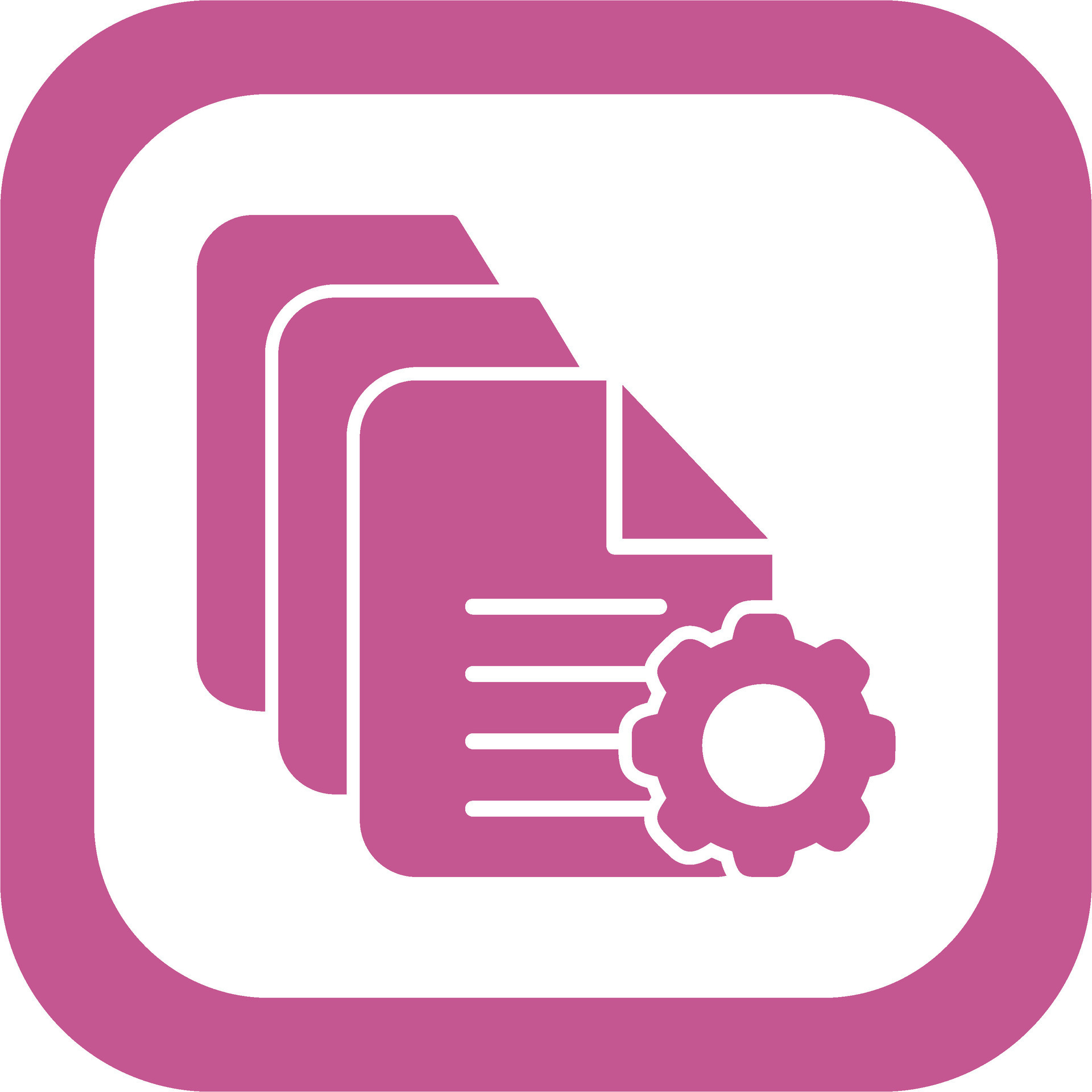 Batch Processing Vector Icon 30969191 Vector Art at Vecteezy