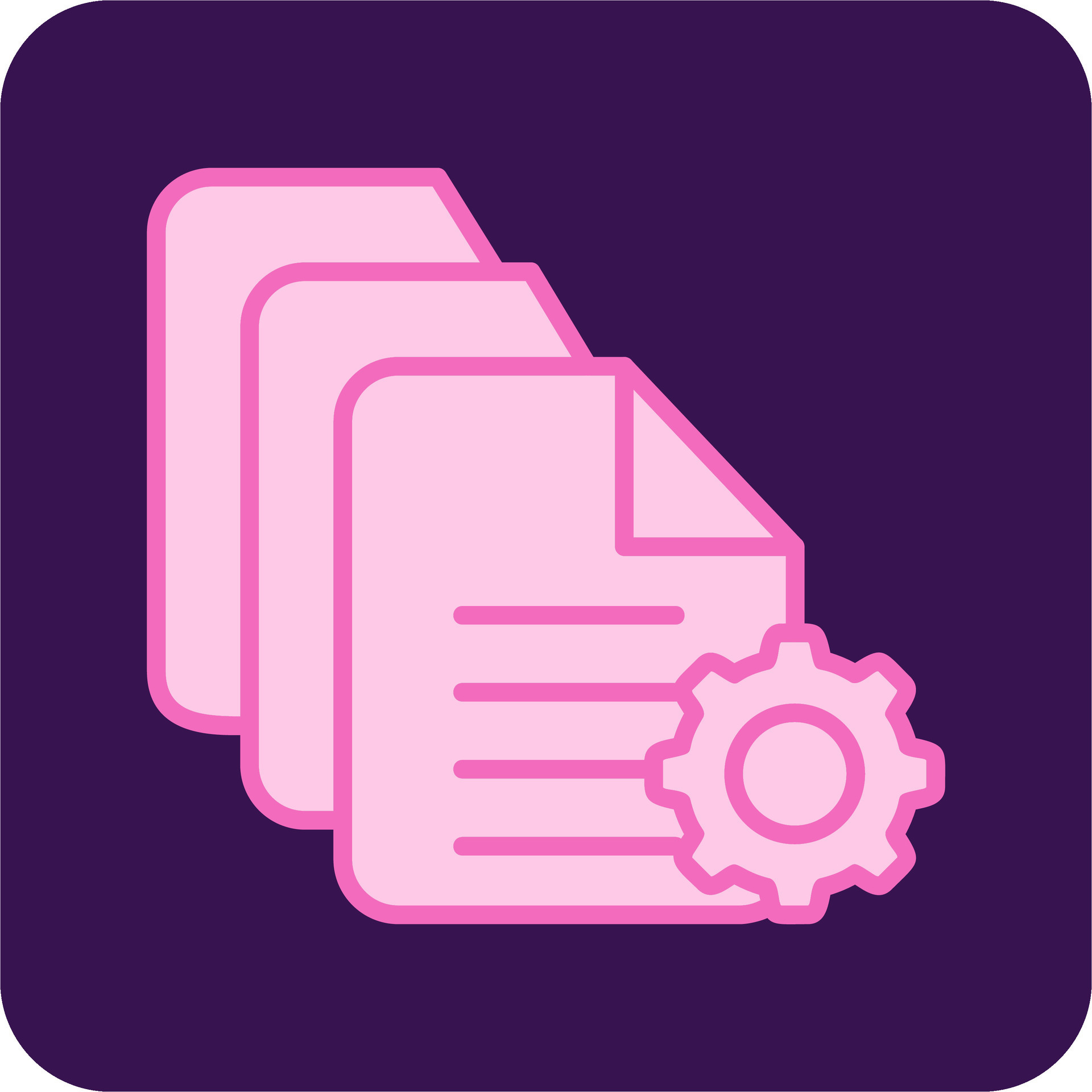 Batch Processing Vector Icon 30974572 Vector Art at Vecteezy
