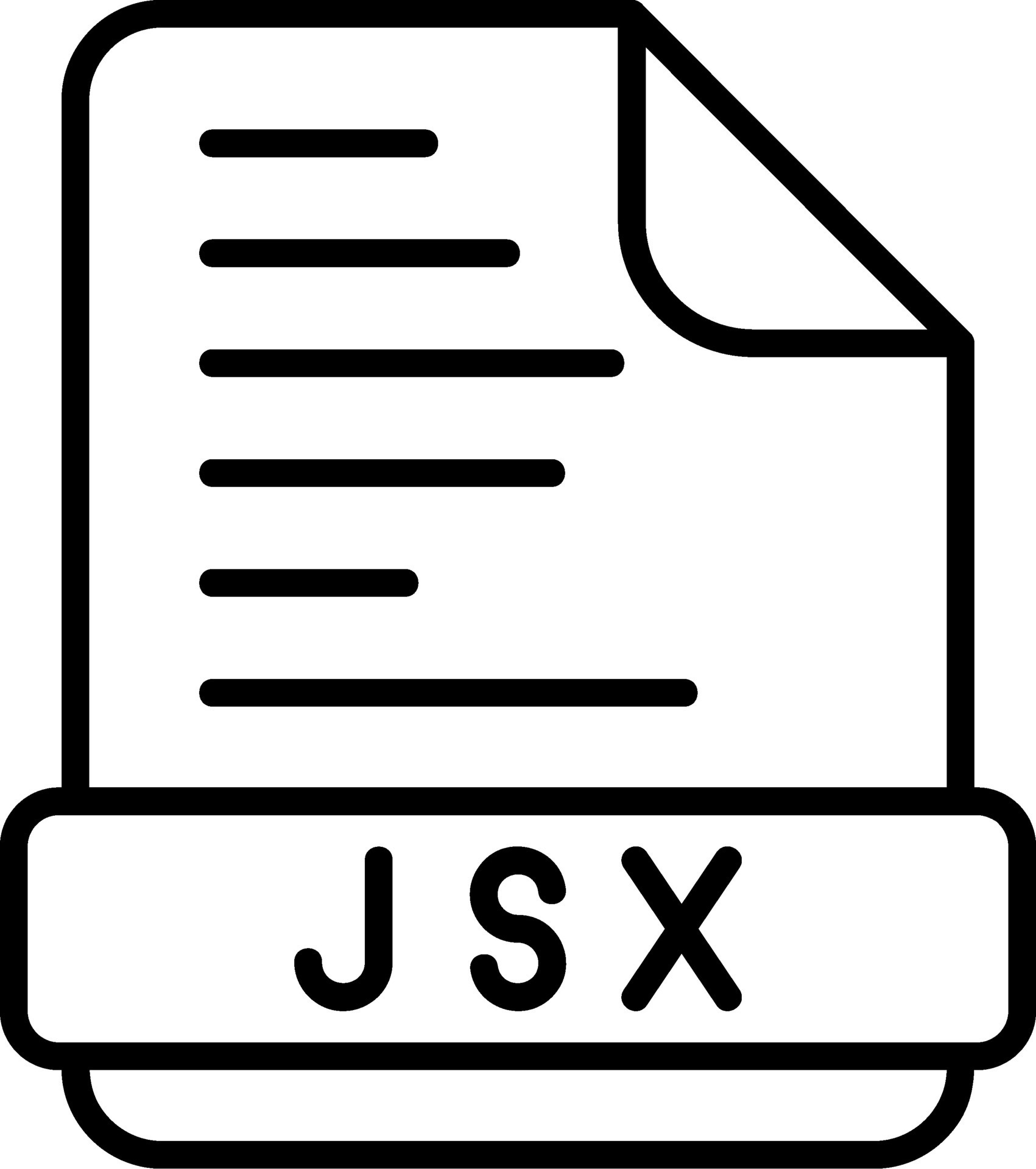 Jsx Vector Icon 30975350 Vector Art at Vecteezy