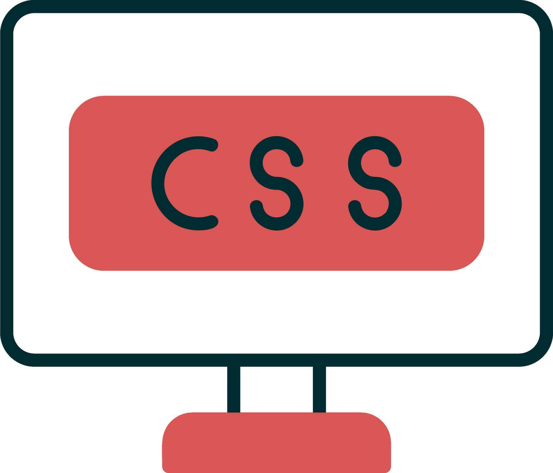 Css Vector Icon 30981018 Vector Art At Vecteezy