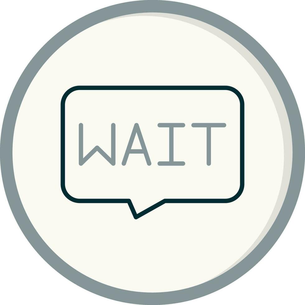 Wait Vector Icon 30983302 Vector Art at Vecteezy