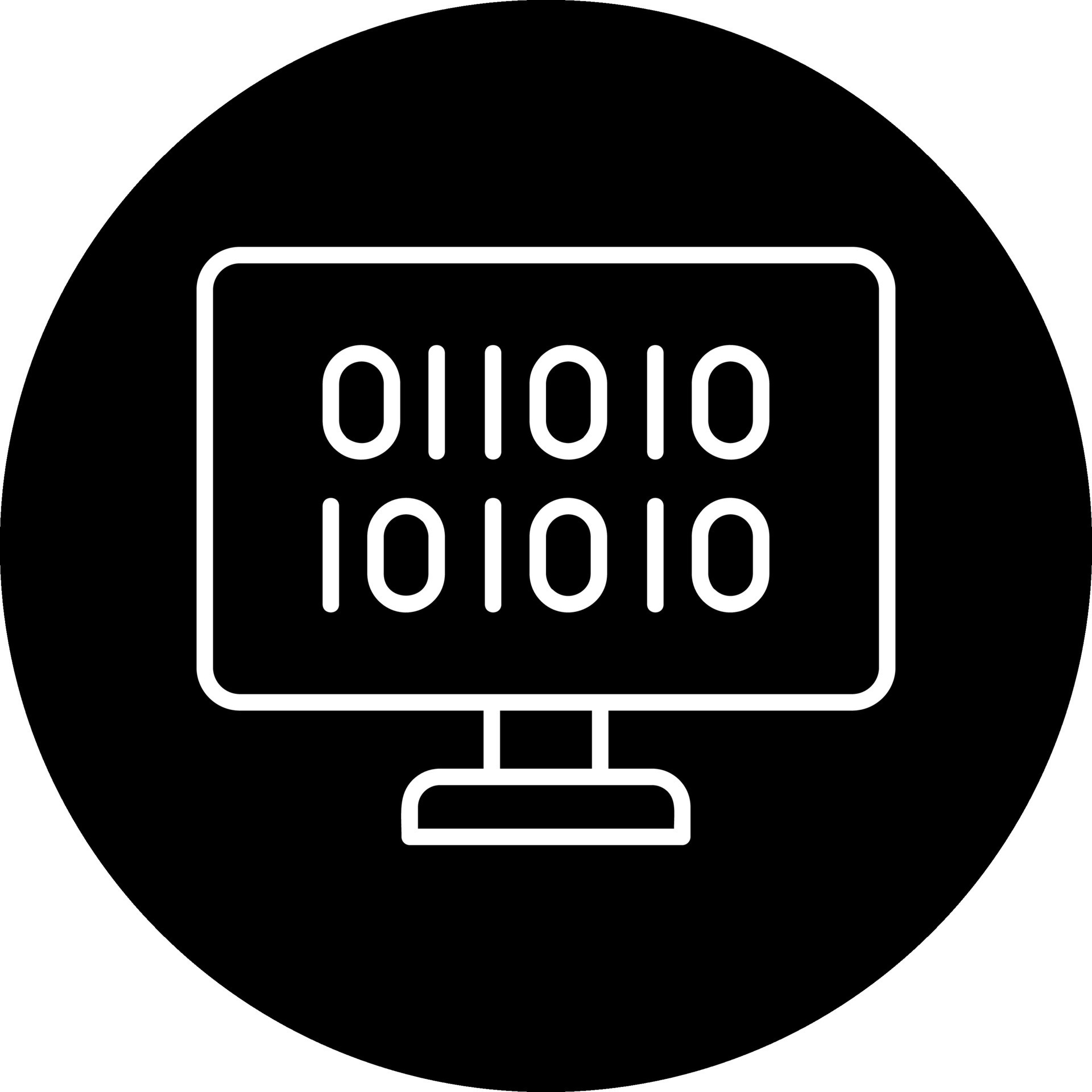 Binary Code Vector Icon 30984413 Vector Art At Vecteezy