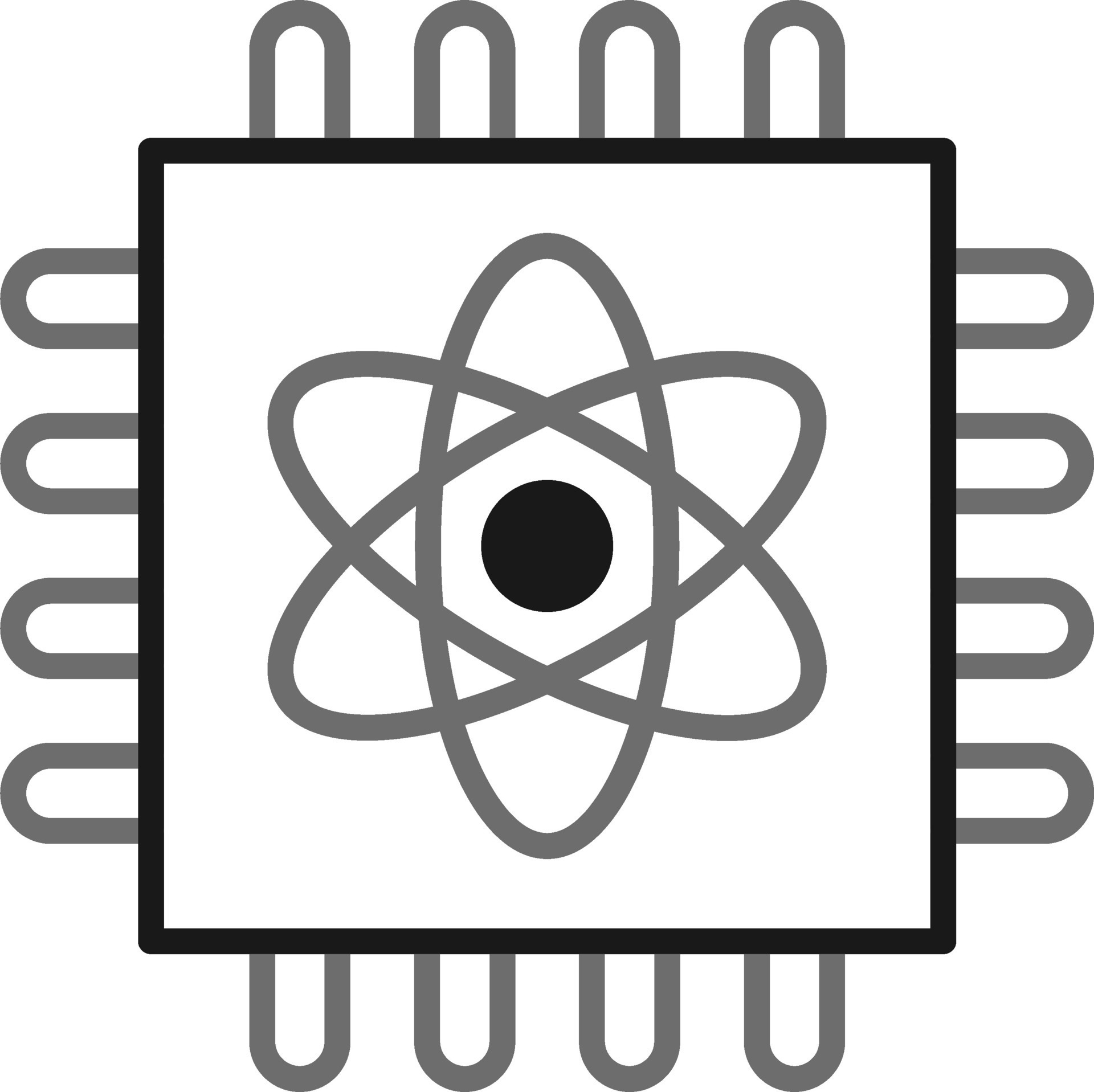 cuántico informática vector icono 30988938 Vector en Vecteezy