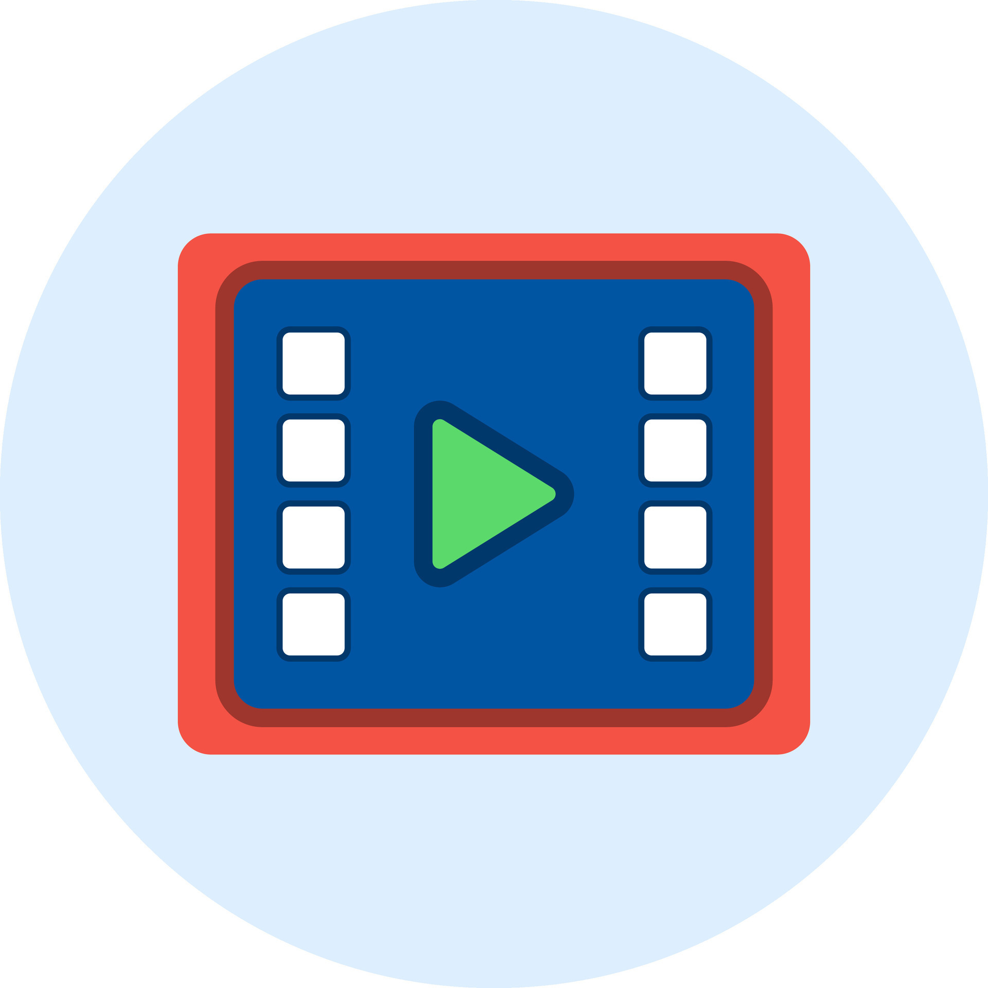 Video Processing Vector Icon 30993178 Vector Art at Vecteezy