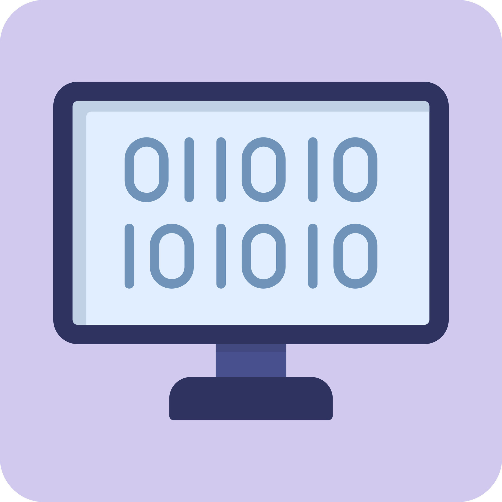 Binary Code Vector Icon 30994246 Vector Art At Vecteezy