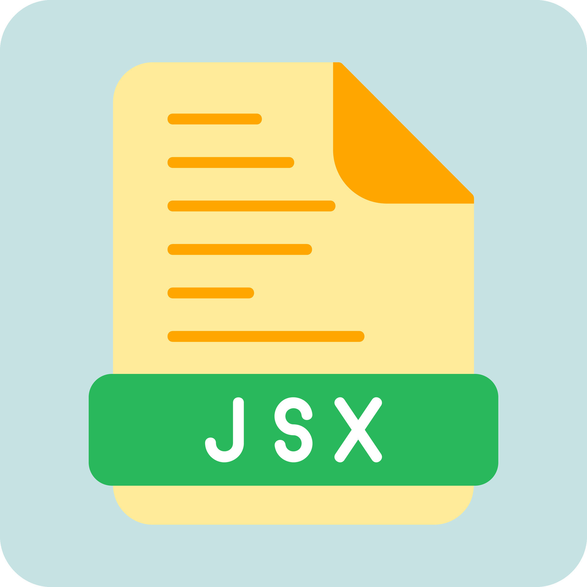 Jsx Vector Icon 30994247 Vector Art at Vecteezy