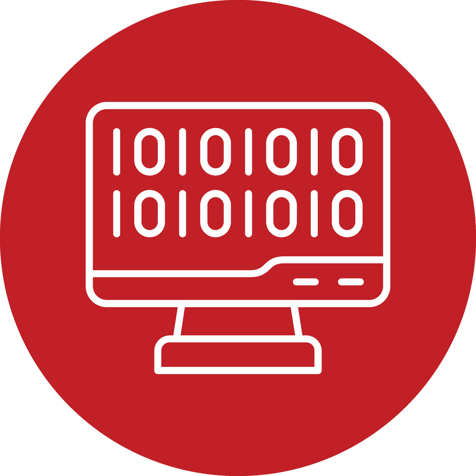 Binary Code Vector Icon 30995162 Vector Art At Vecteezy