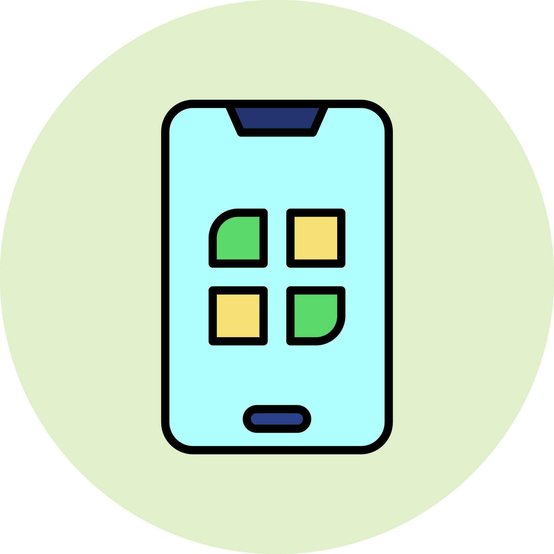 Mobile App Vector Icon 30997975 Vector Art At Vecteezy