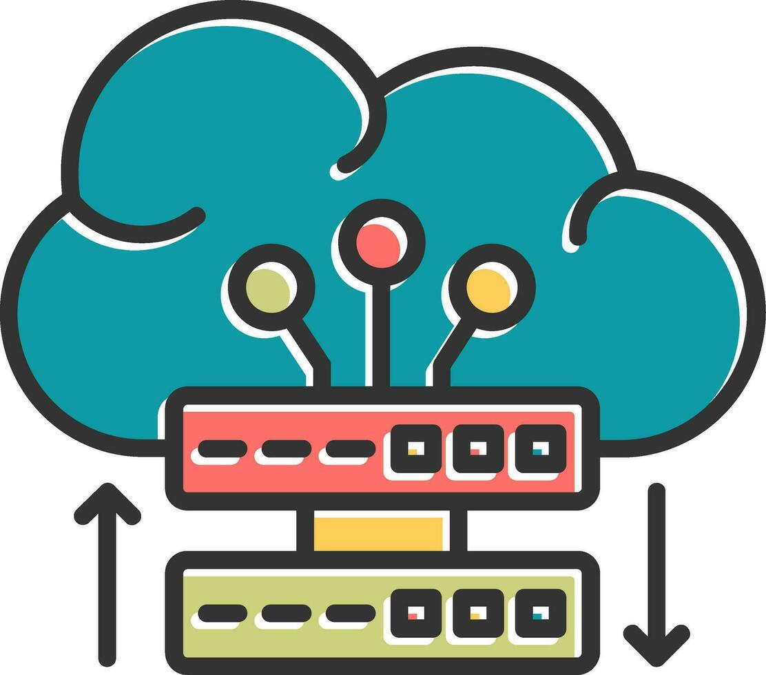 Cloud Server Vector Icon 31000033 Vector Art at Vecteezy
