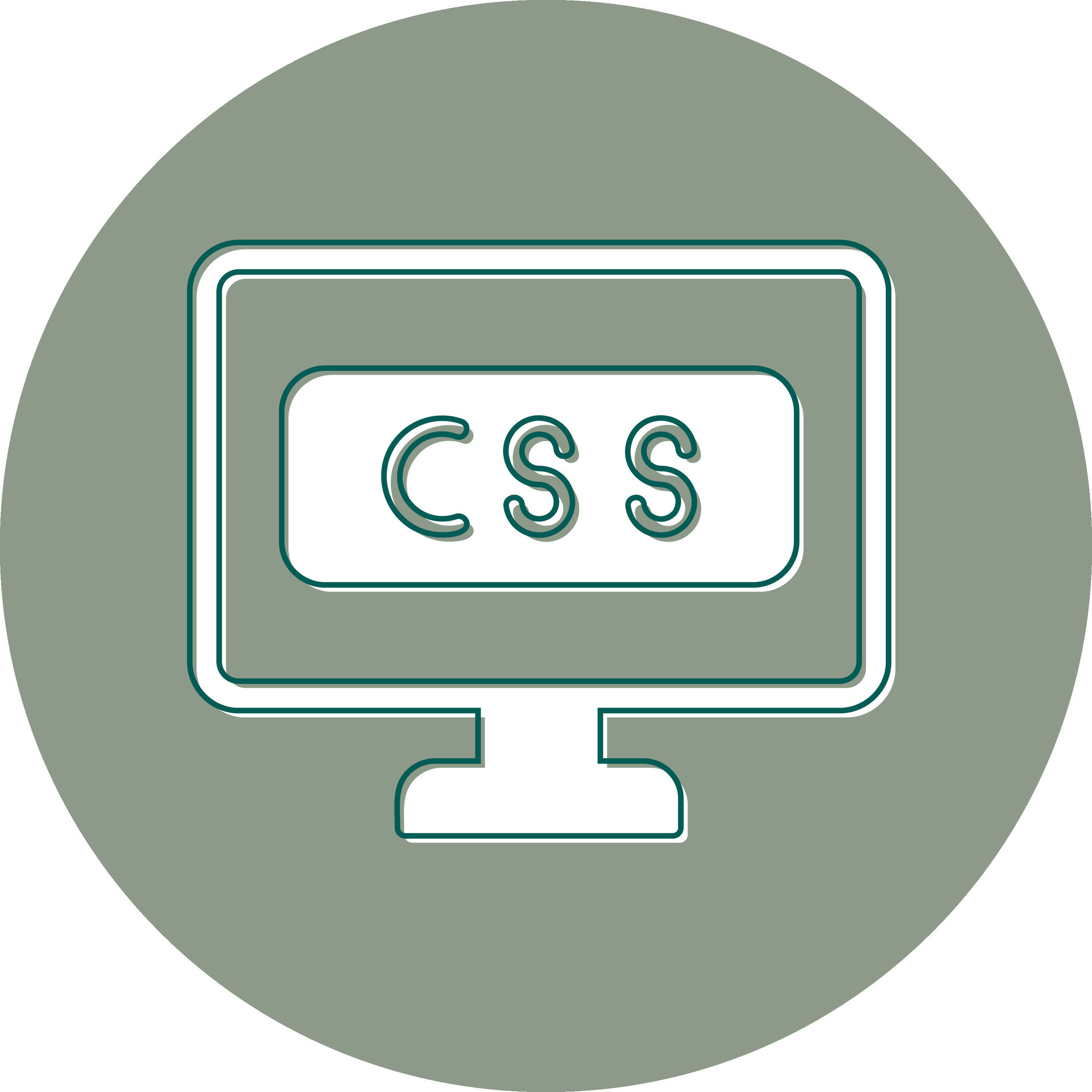 Css Vector Icon 31004775 Vector Art At Vecteezy