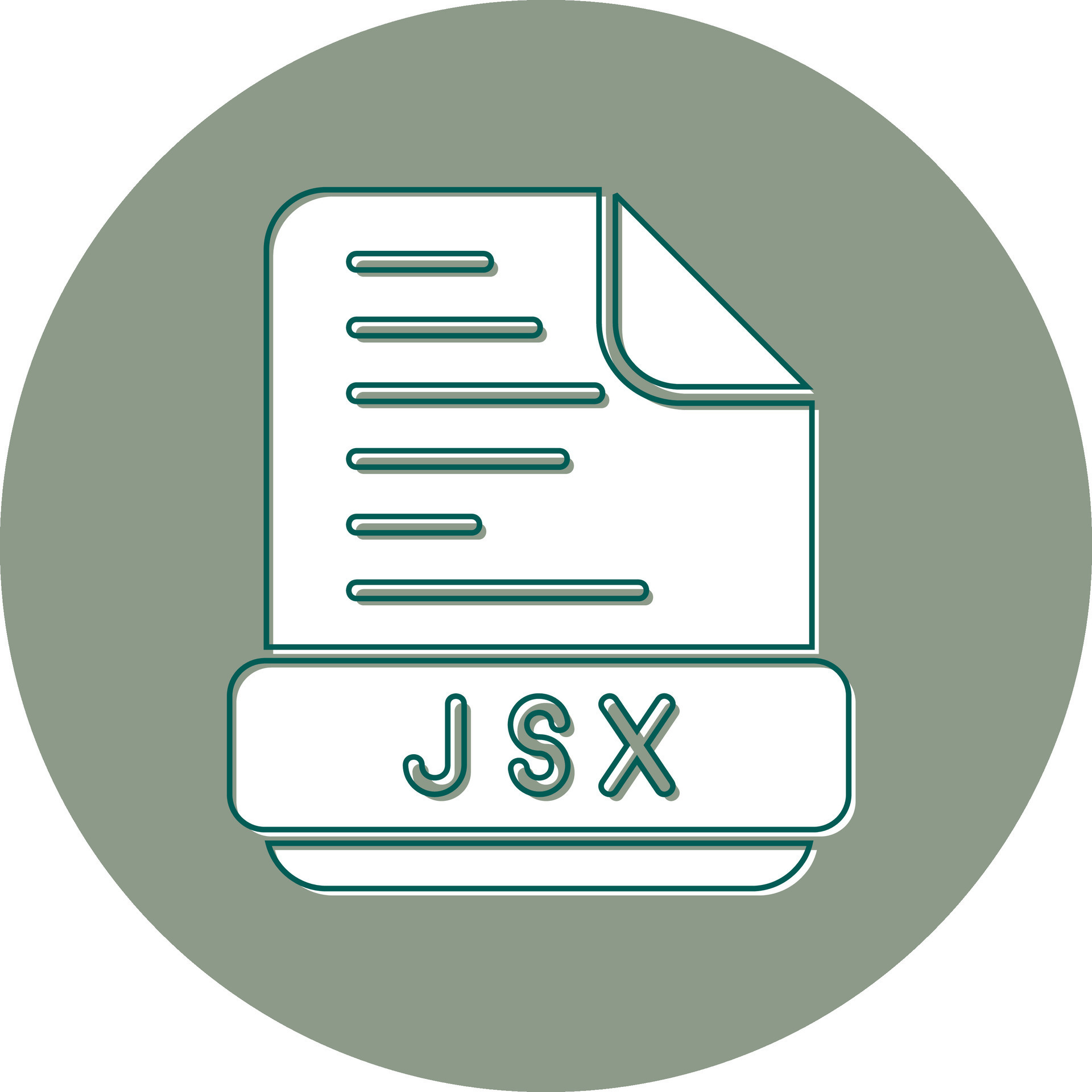 Jsx Vector Icon 31004809 Vector Art at Vecteezy