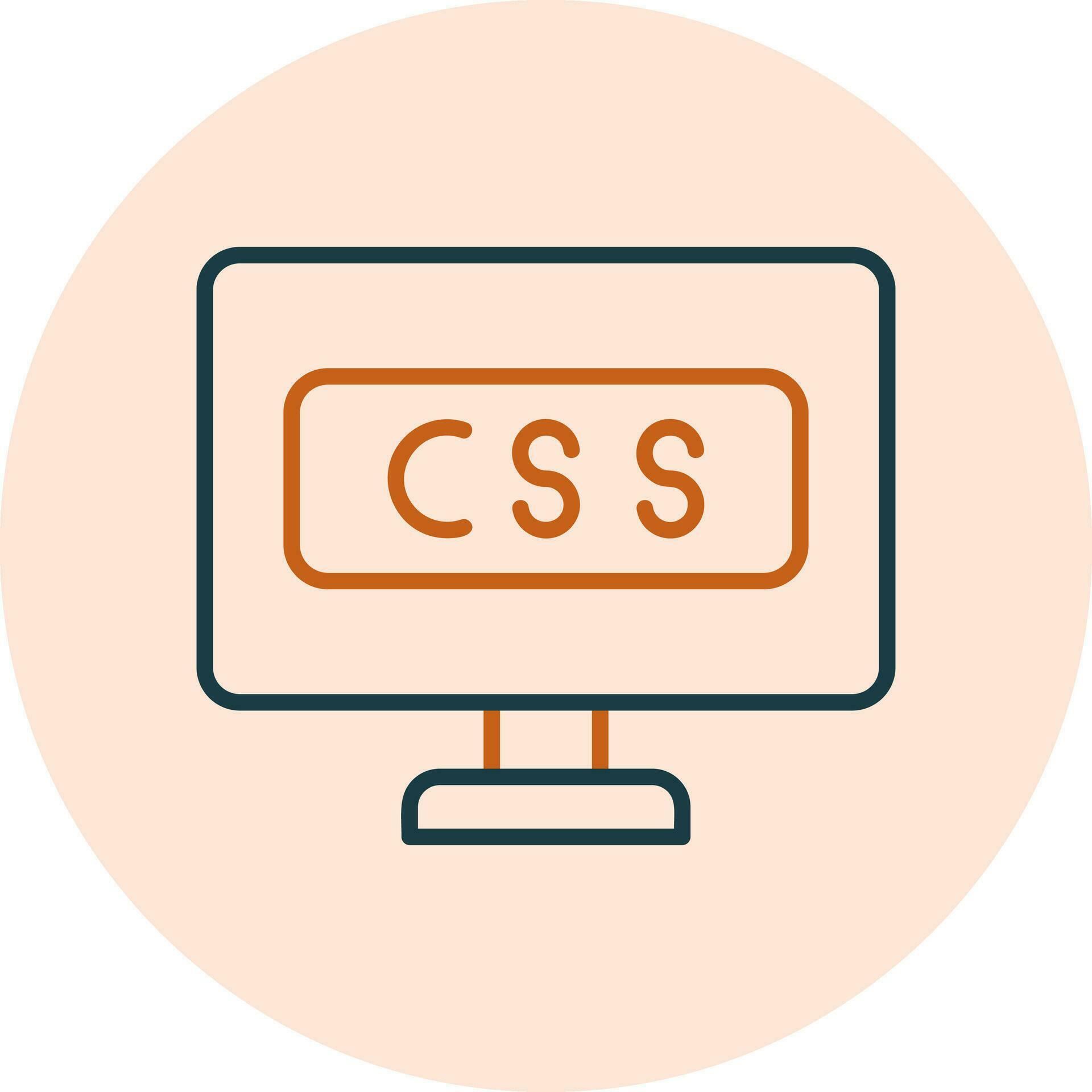 Css Vector Icon 31008971 Vector Art at Vecteezy