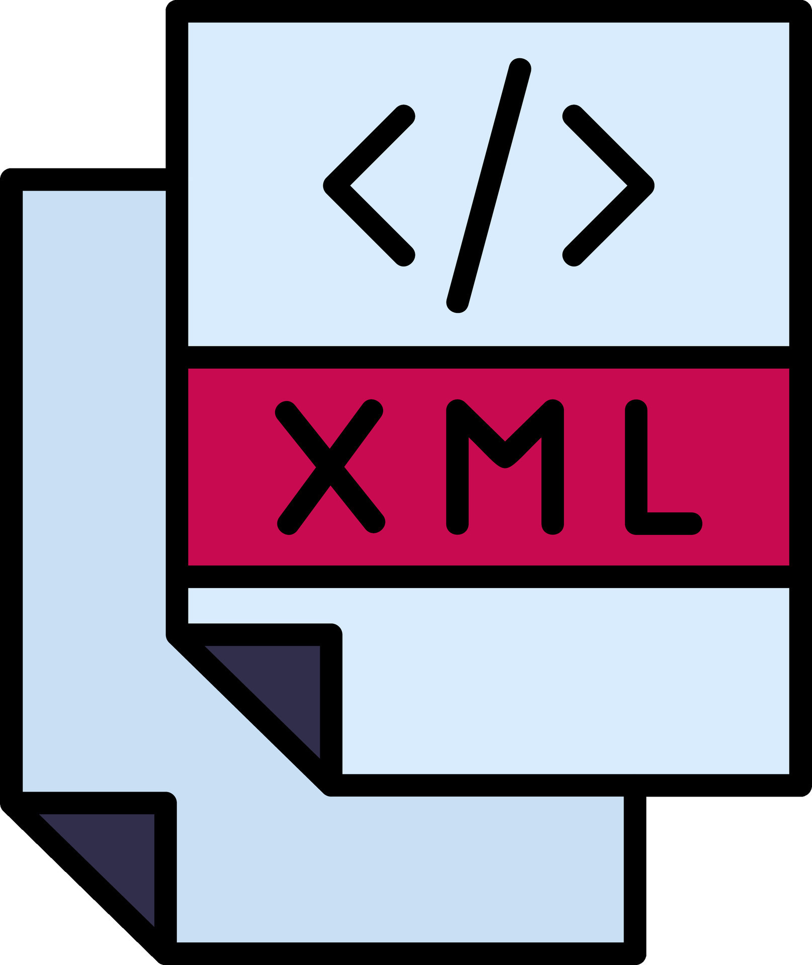Xml File Vector Icon 31012502 Vector Art at Vecteezy