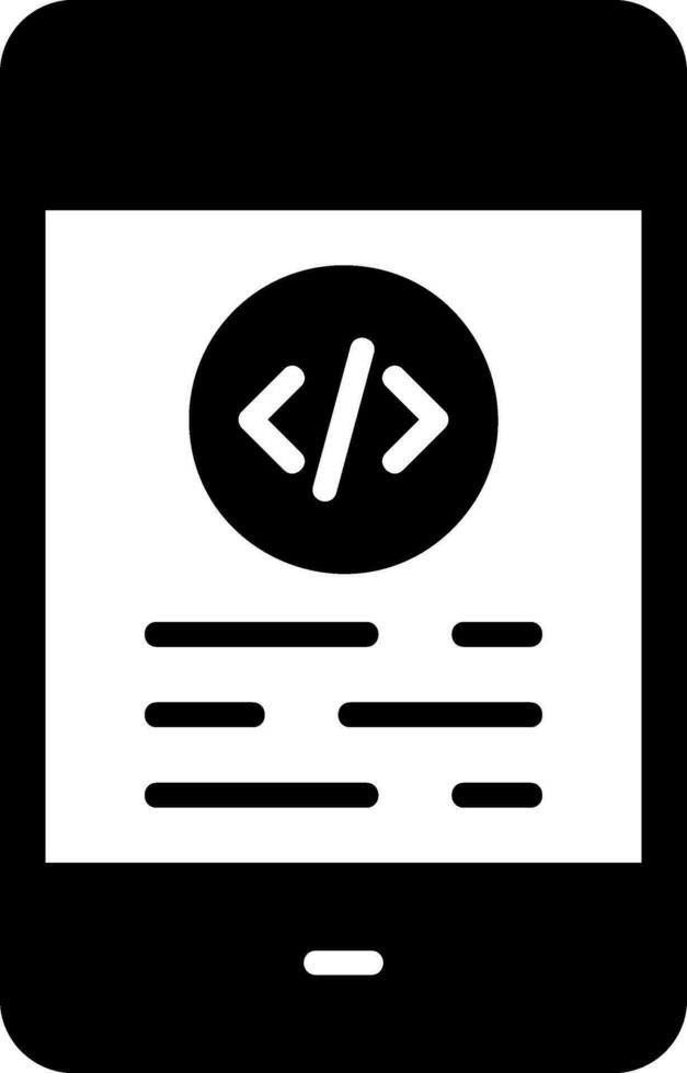 Mobile Coding Vector Icon 31014231 Vector Art at Vecteezy