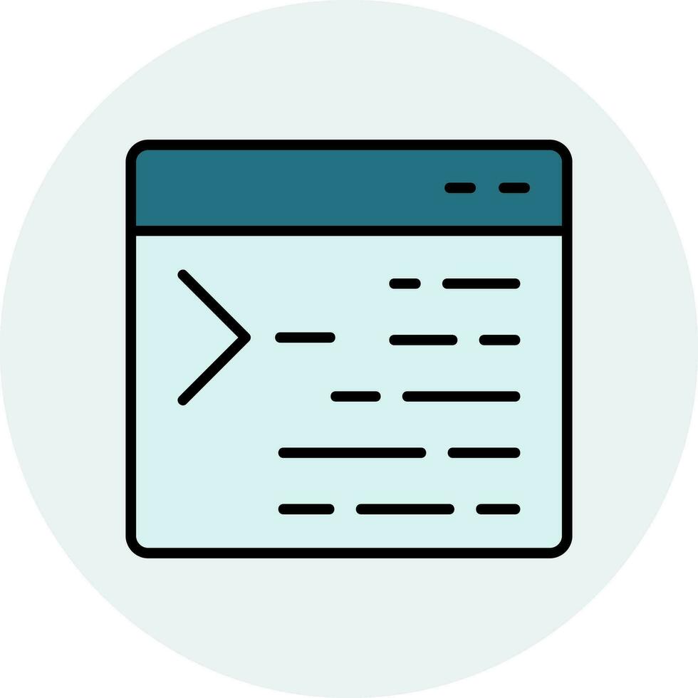 Code Terminal Vector Icon 31015019 Vector Art at Vecteezy