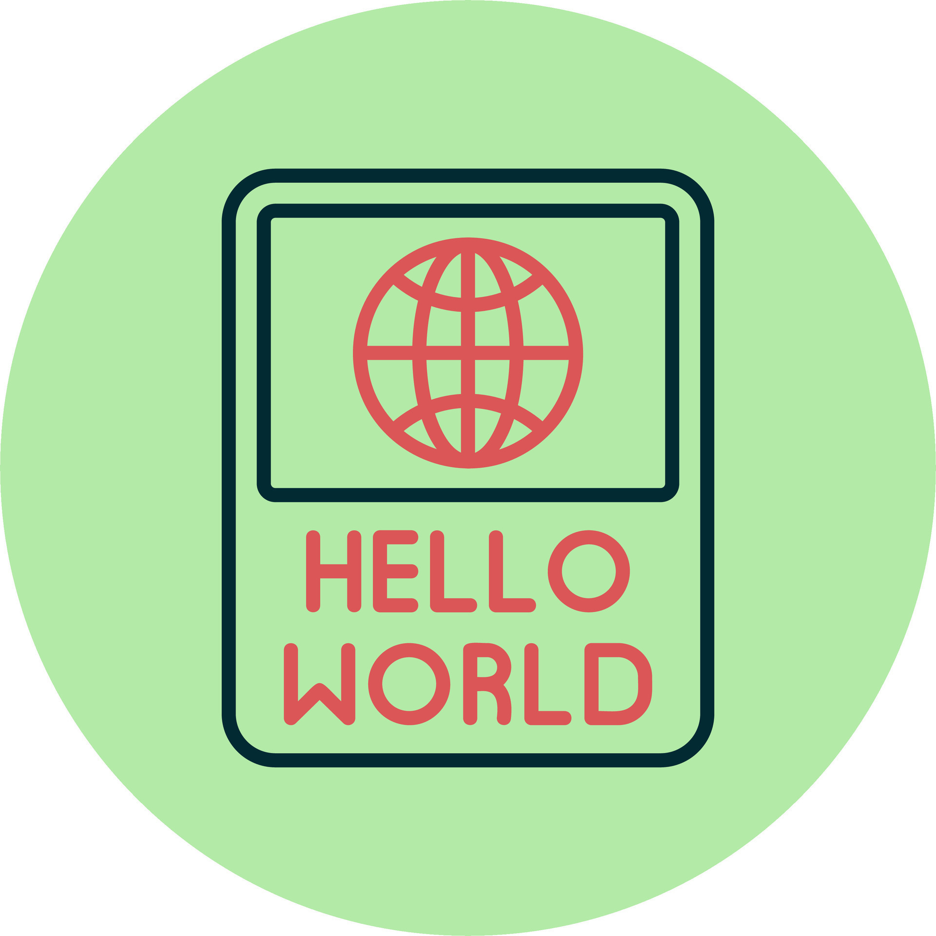 Hello World Vector Icon 31018096 Vector Art at Vecteezy