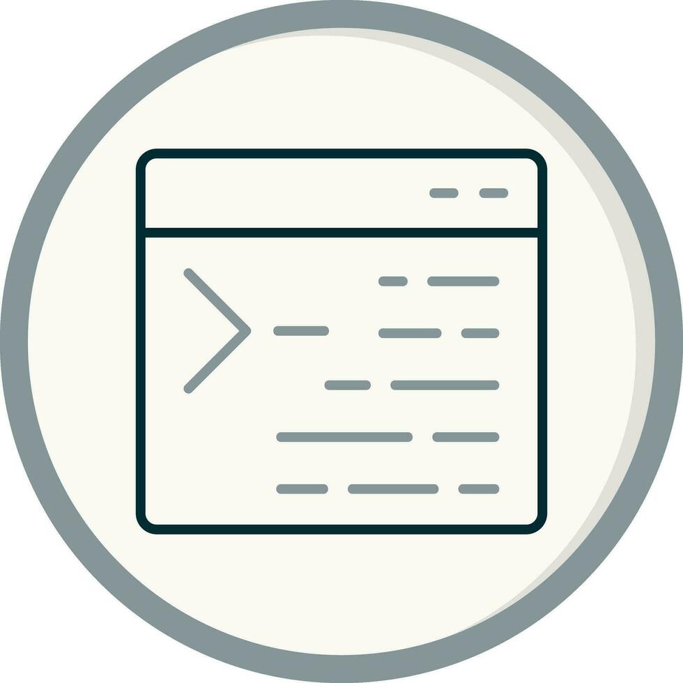 Code Terminal Vector Icon 31019945 Vector Art at Vecteezy