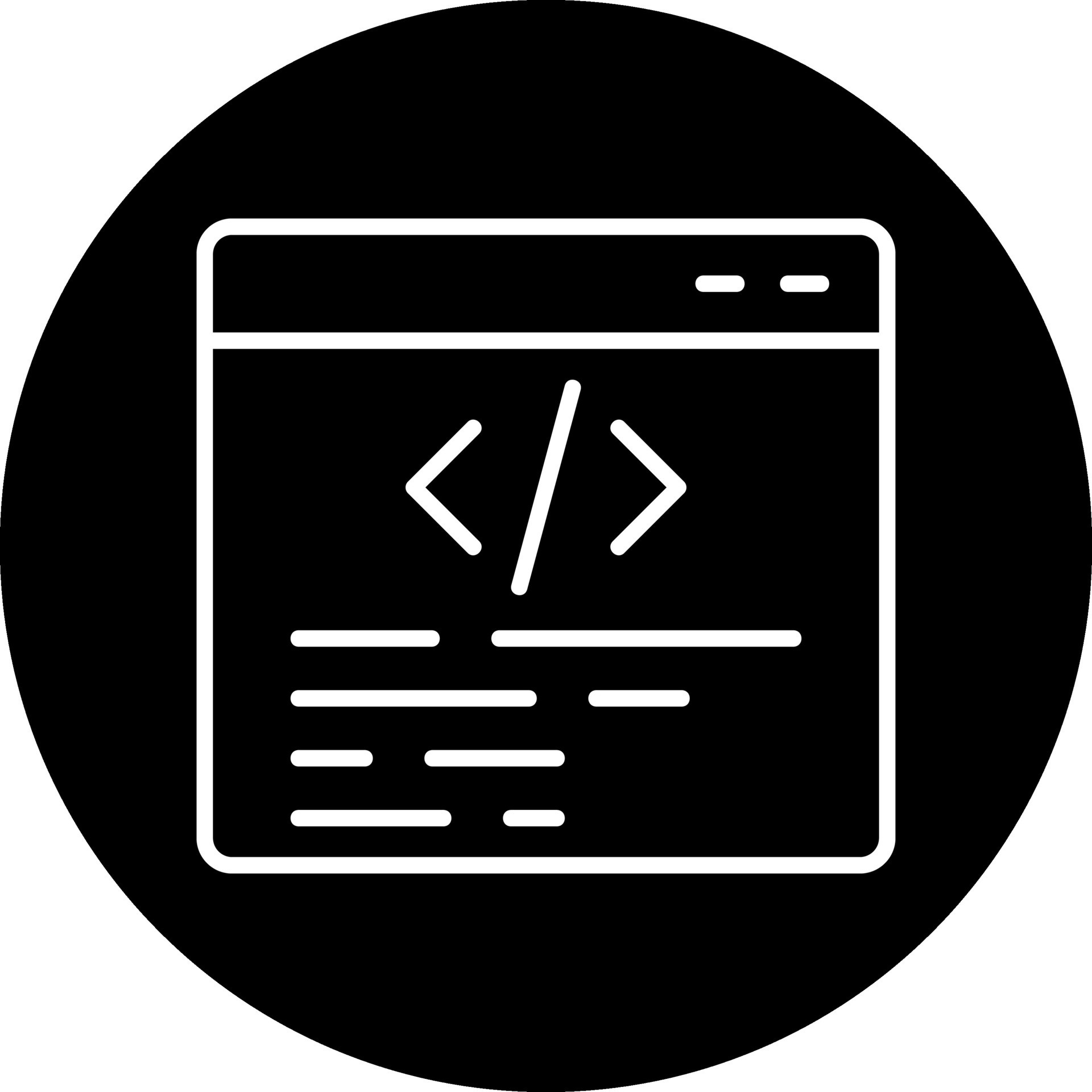 Web Programming Vector Icon 31020698 Vector Art At Vecteezy