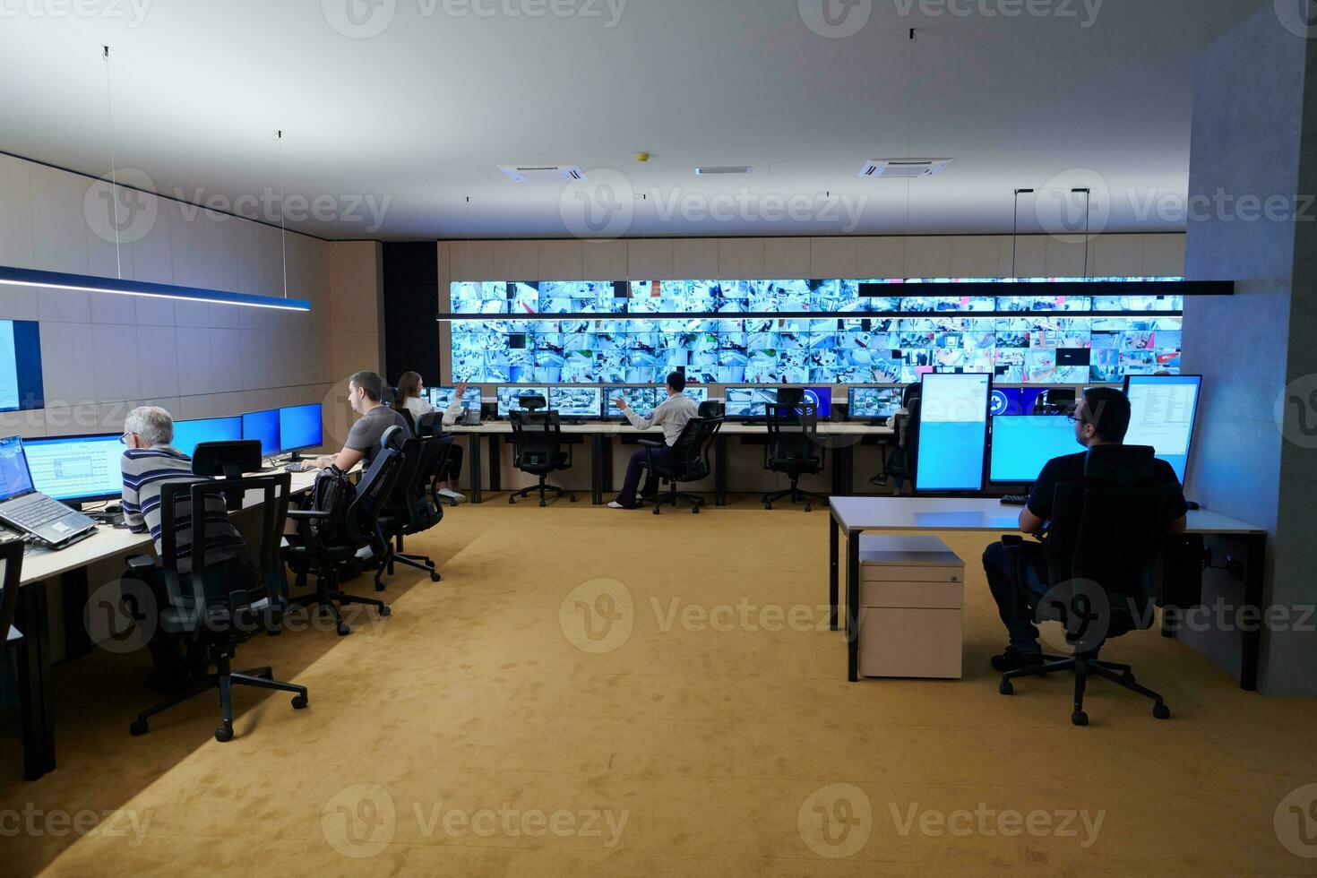 Group of Security data center operators at work 31025540 Stock Photo at ... Group of Security data center operators at work 31025540 Stock Photo at ...
