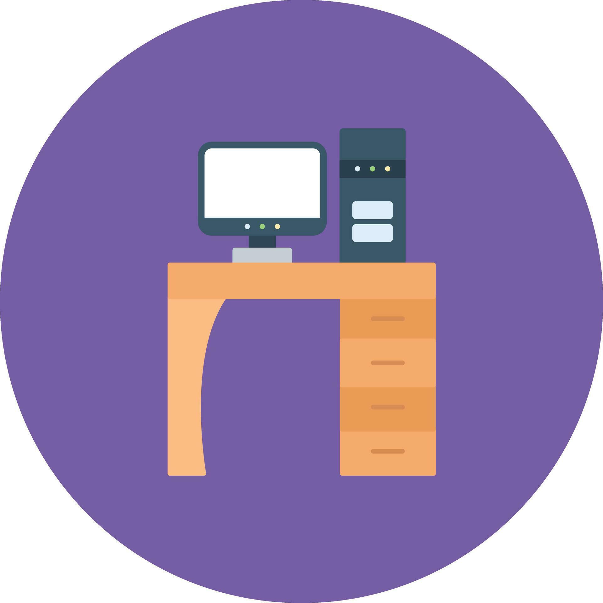 Computer Table Vector Icon 31065873 Vector Art at Vecteezy