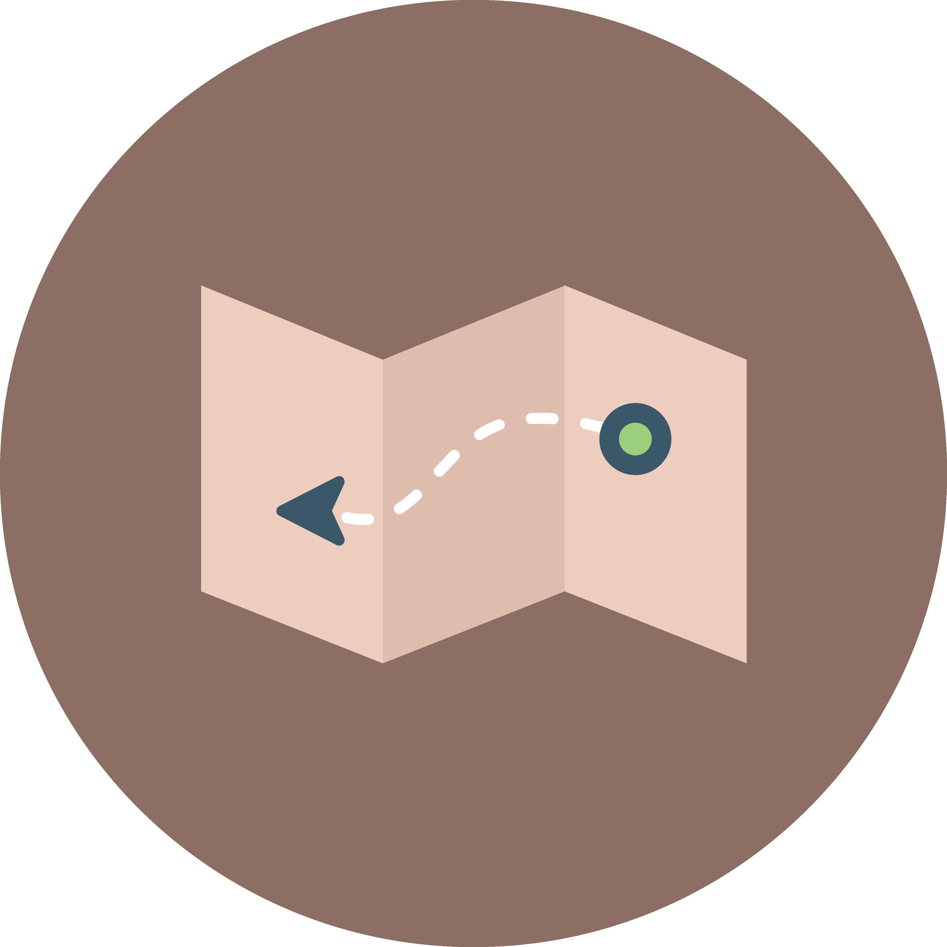 Paper Map Vector Icon 31068141 Vector Art at Vecteezy