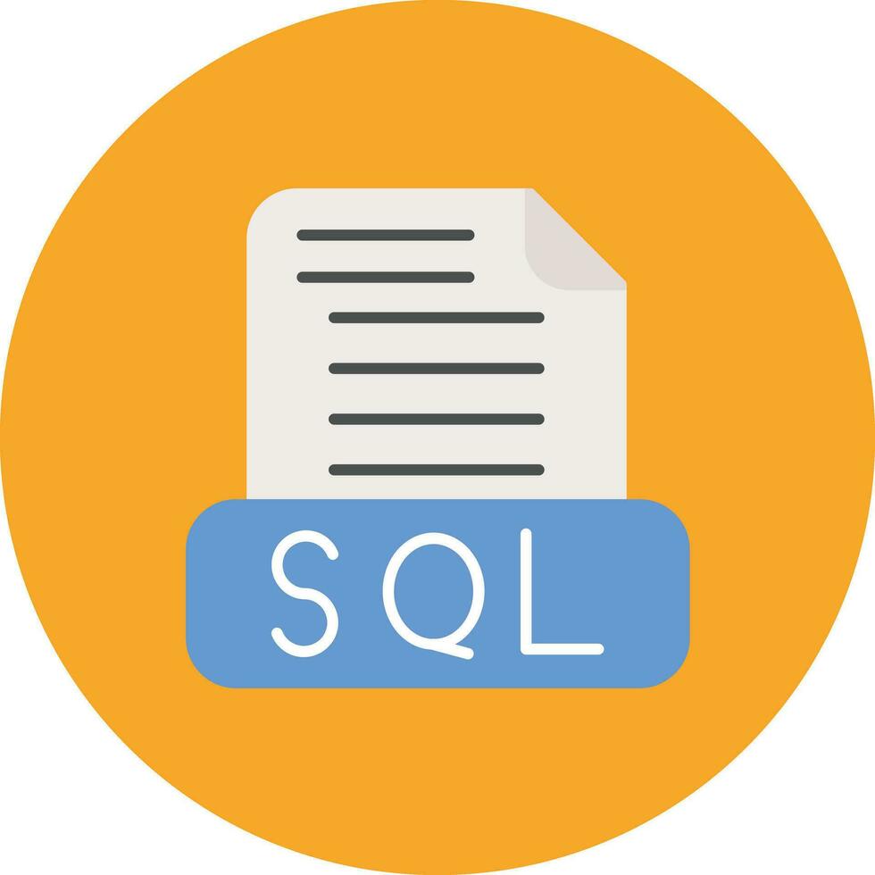 Sql File Vector Icon 31069010 Vector Art at Vecteezy