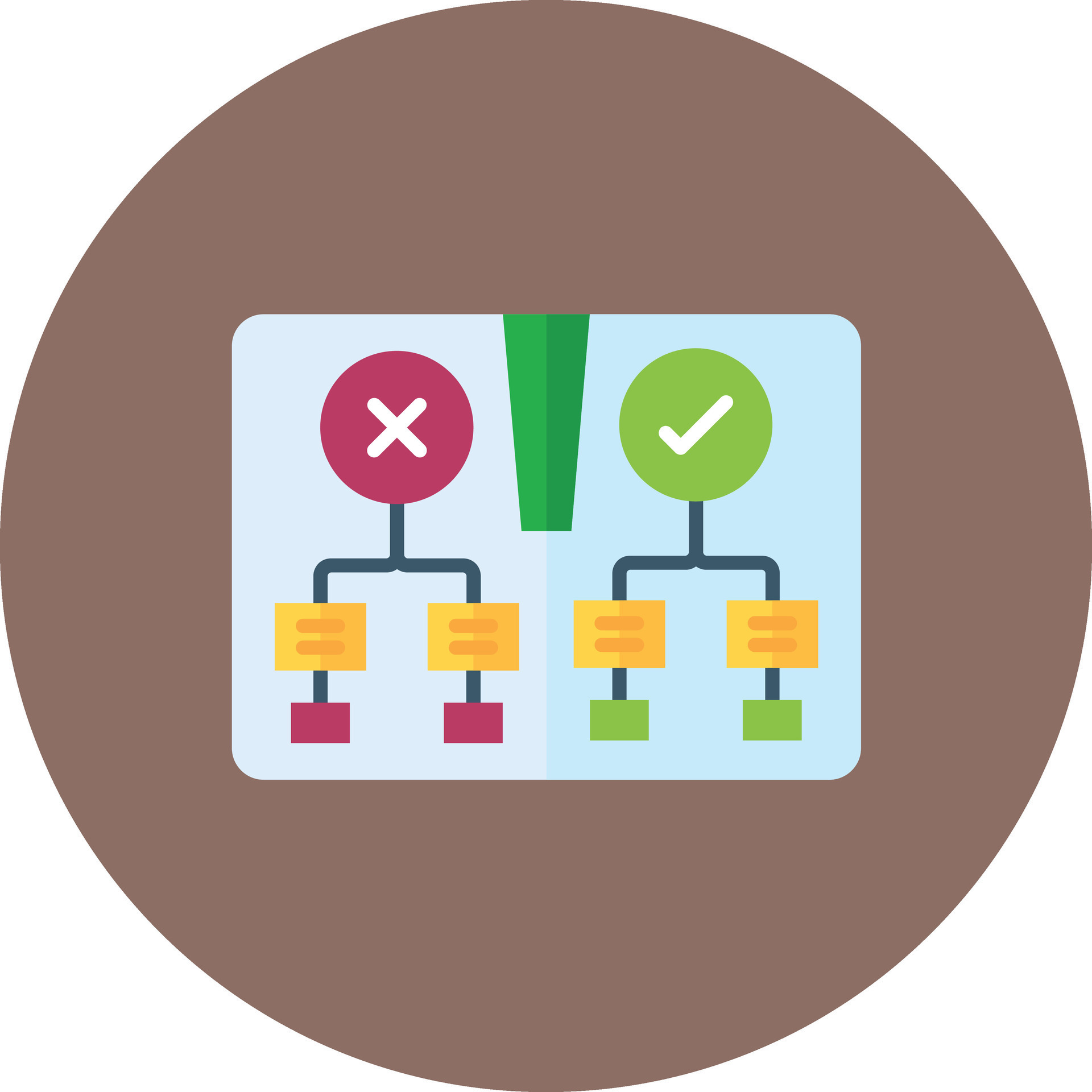 Decision Tree Vector Icon 31070149 Vector Art at Vecteezy