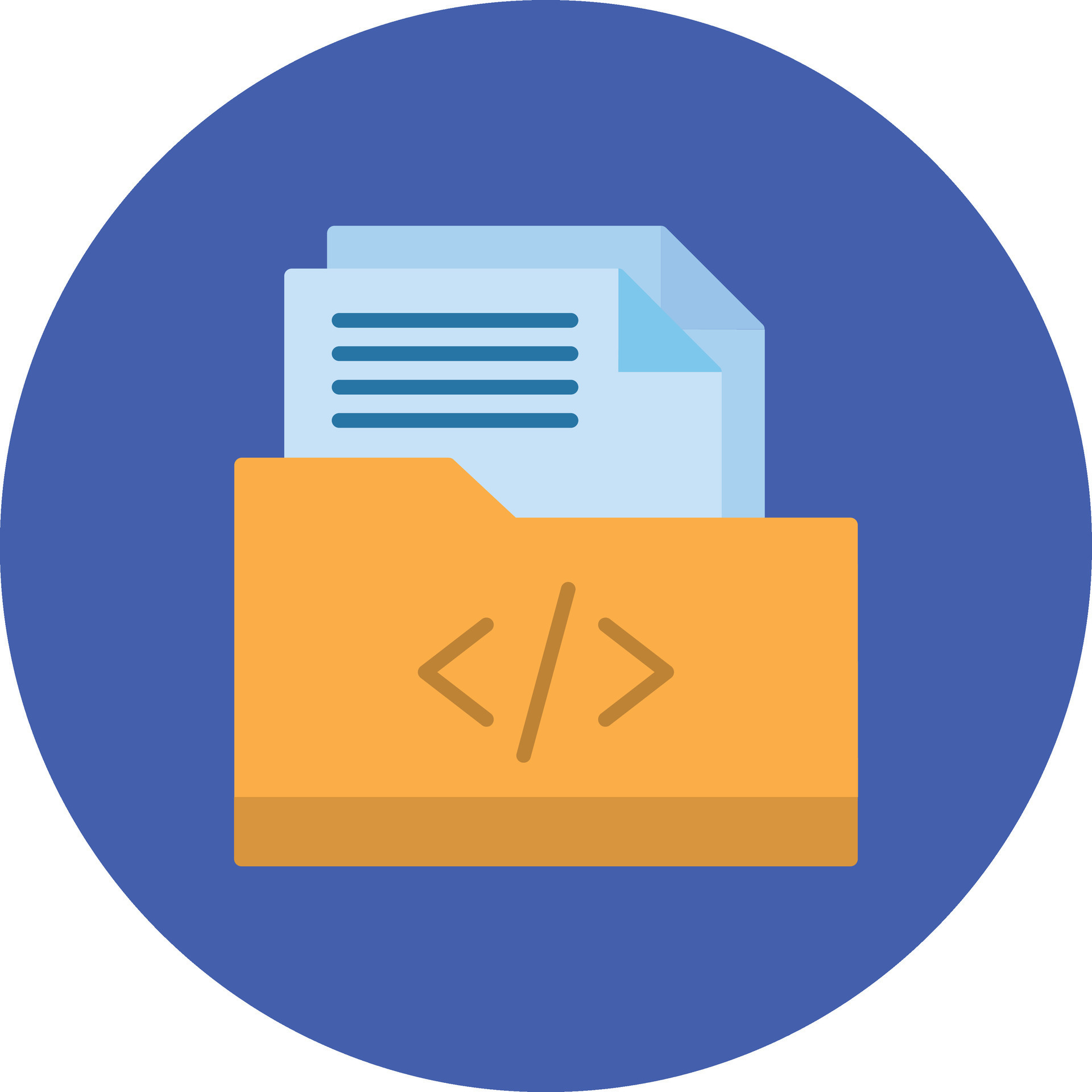 Coding Folder Vector Icon 31070443 Vector Art at Vecteezy