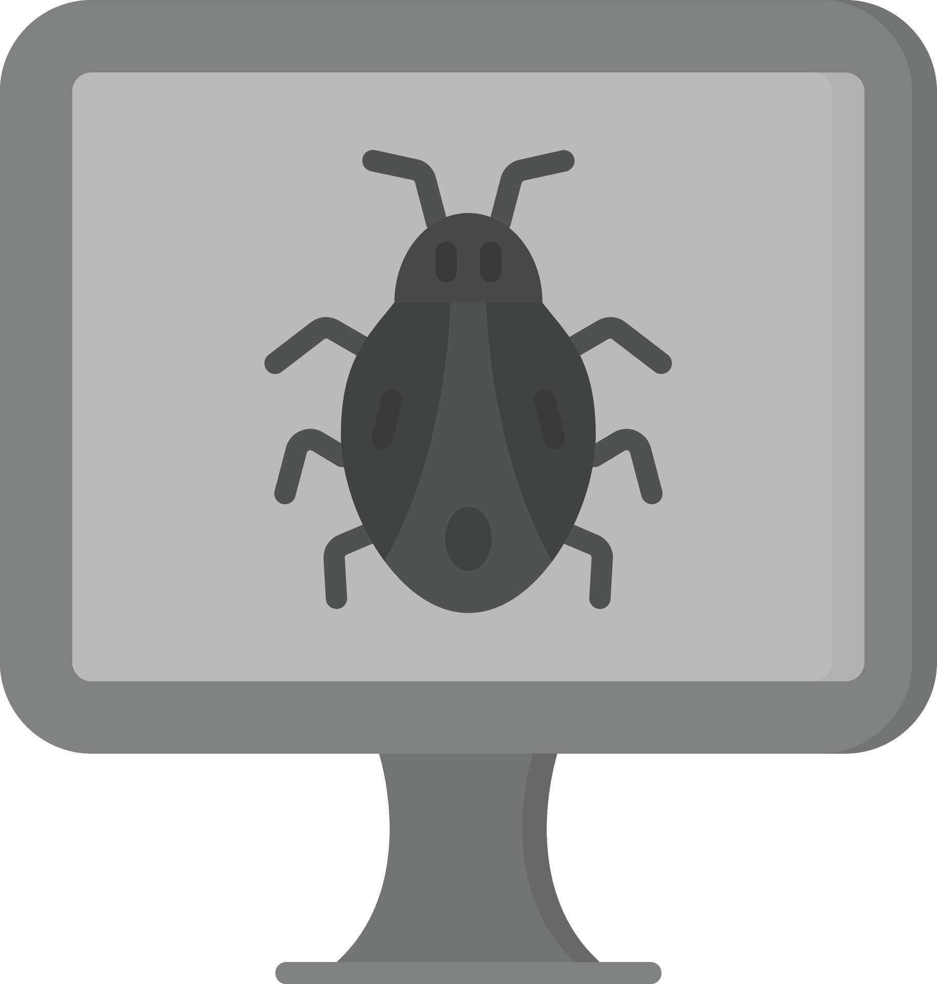 Computer Bug Vector Icon 31074537 Vector Art At Vecteezy