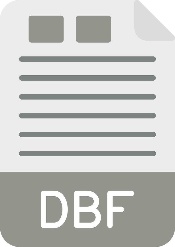 dbf vector icono 31075123 Vector en Vecteezy