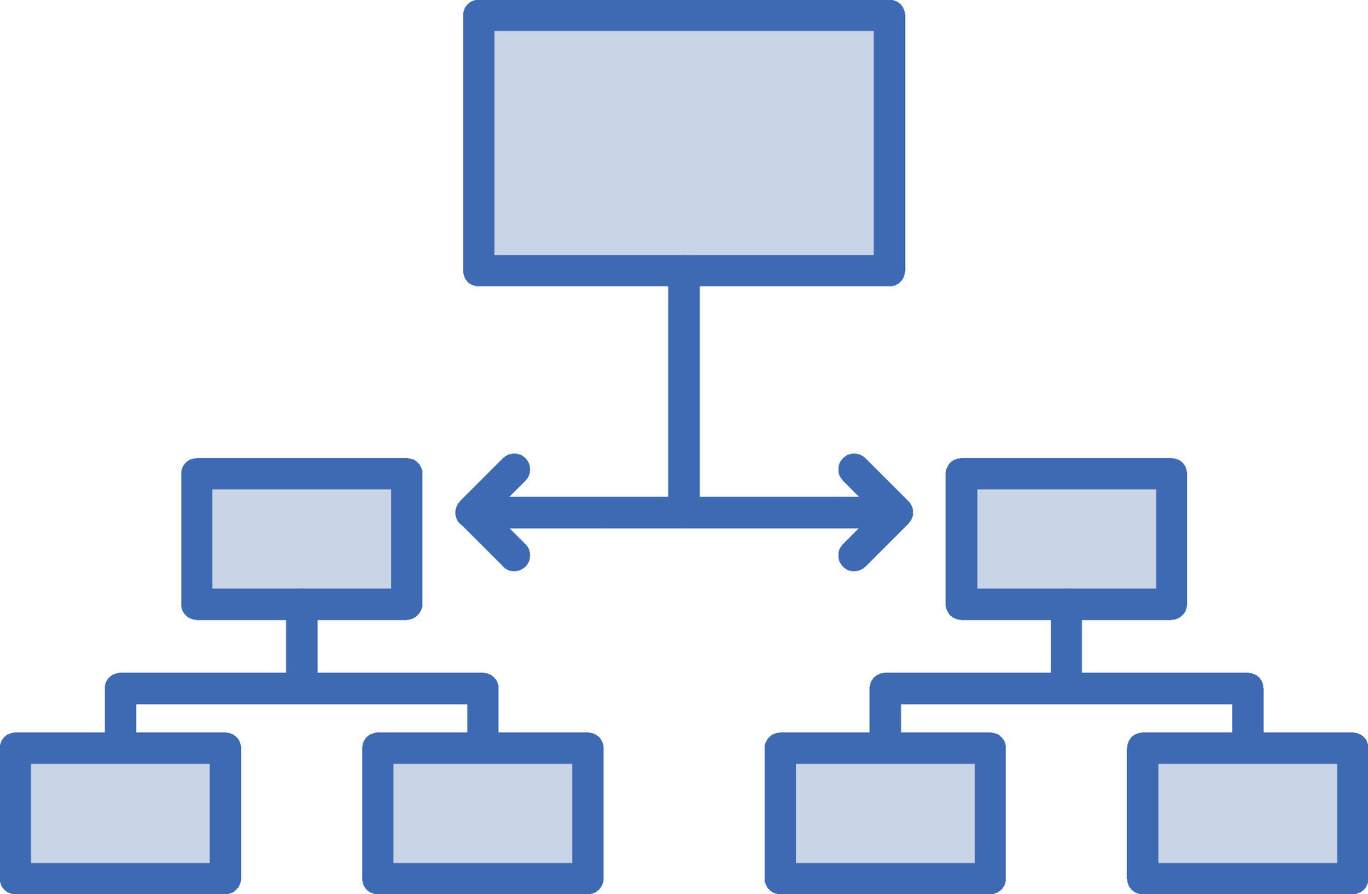 Labeled Hierarchy Vector Icon 31076484 Vector Art at Vecteezy