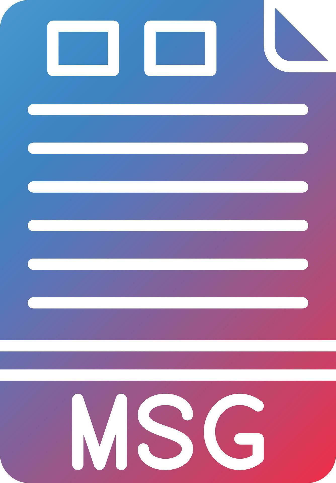 MSG Vector Icon 31086030 Vector Art at Vecteezy