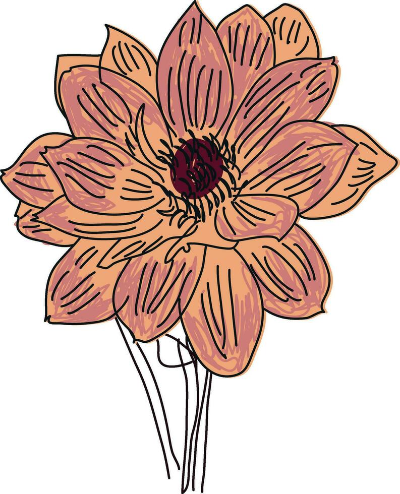 Flower Line Art Vector Illustyarttion 31089261 Vector Art At Vecteezy