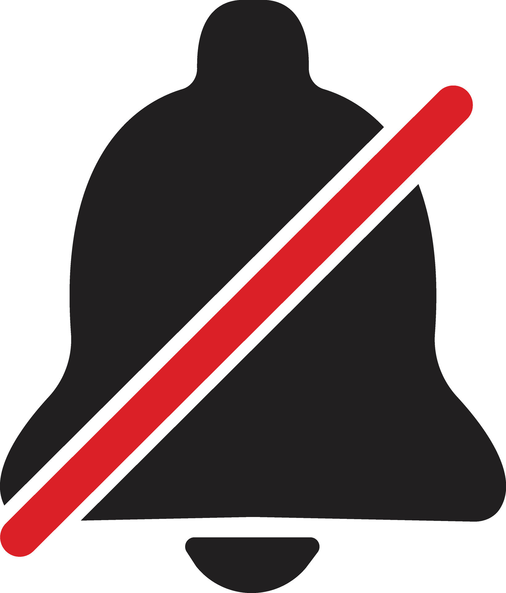 Notification bell icon in flat isolated on transparent background Incoming inbox message. show ...