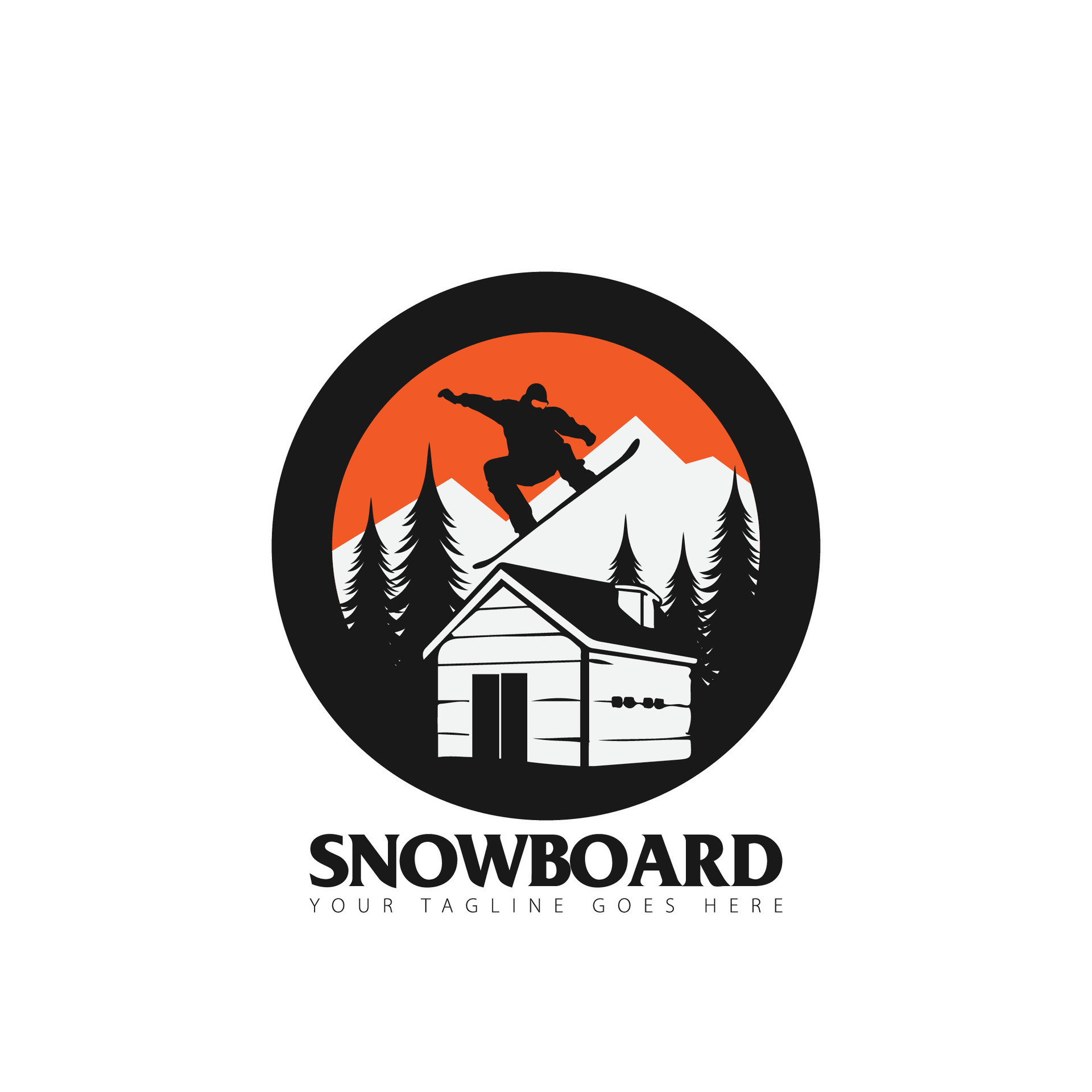 snowboard logo vector 31093558 Vector Art at Vecteezy