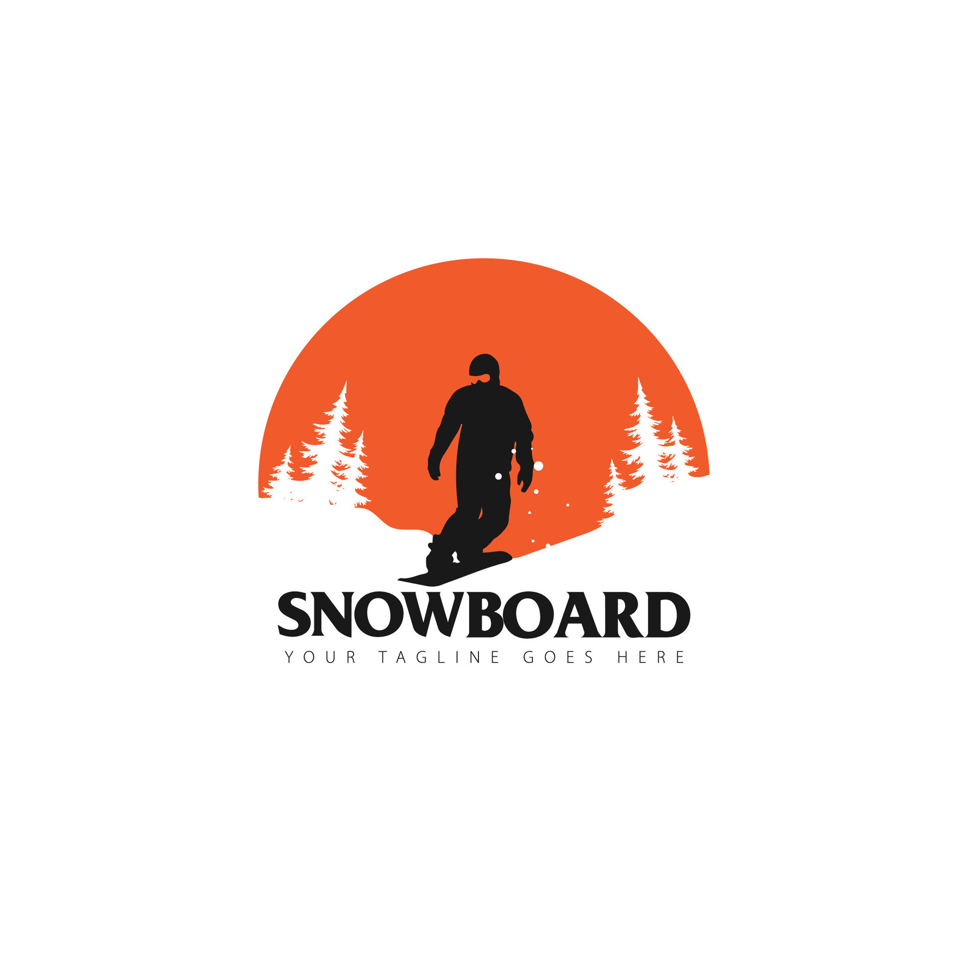snowboard logo vector 31094177 Vector Art at Vecteezy